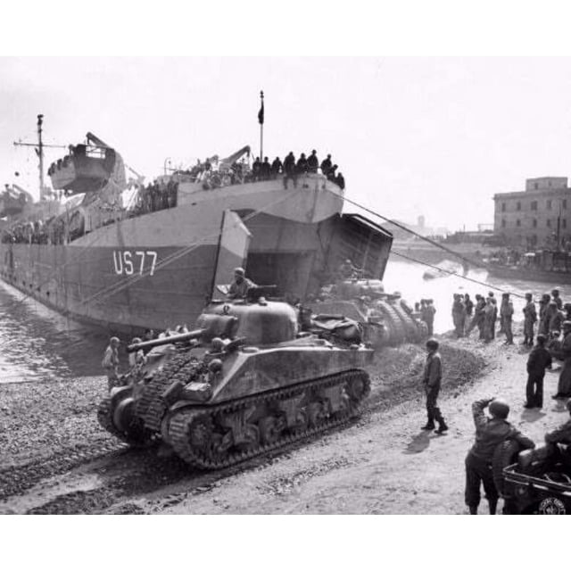 M4 SHERMAN BATTLE TANK GLOSSY POSTER PICTURE PHOTO BANNER usa american ...