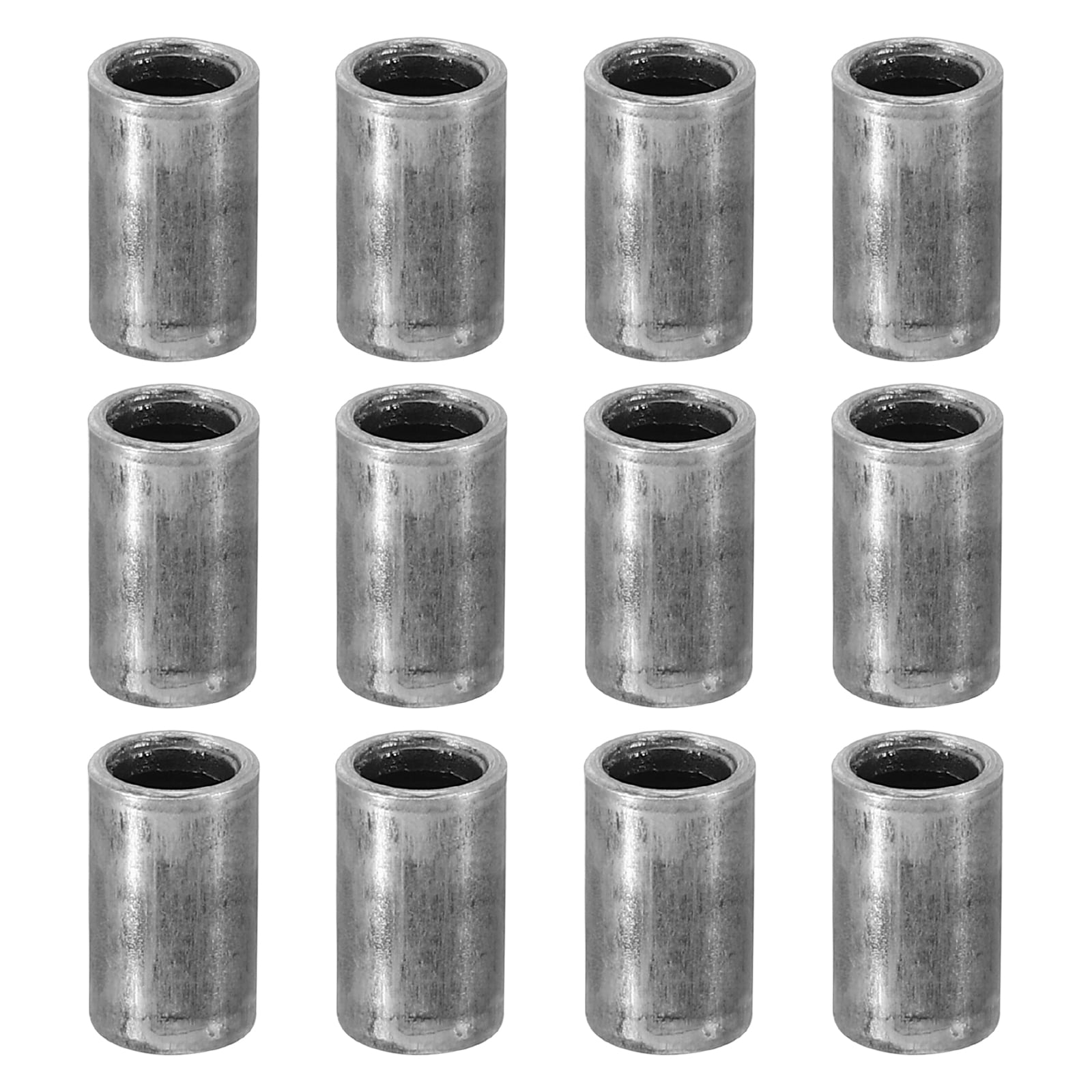 M4 Steel Spacers, 12 Pcs Metal Spacers Steel 4mm ID x 6mm OD x 10mm L ...
