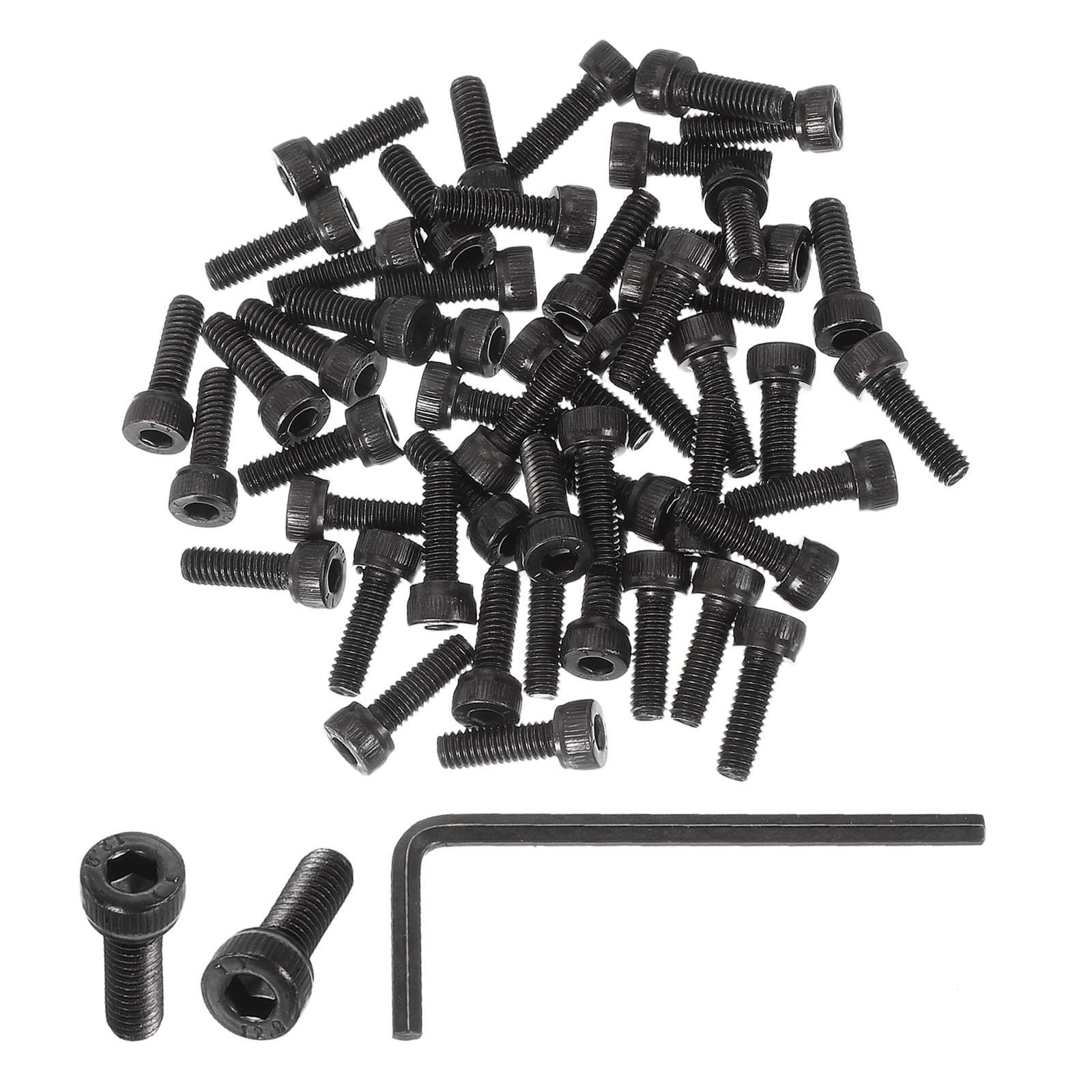 M4 x 12mm Hex Socket Head Screws Cap Bolt, 50 Pack 12.9 Grade Carbon ...