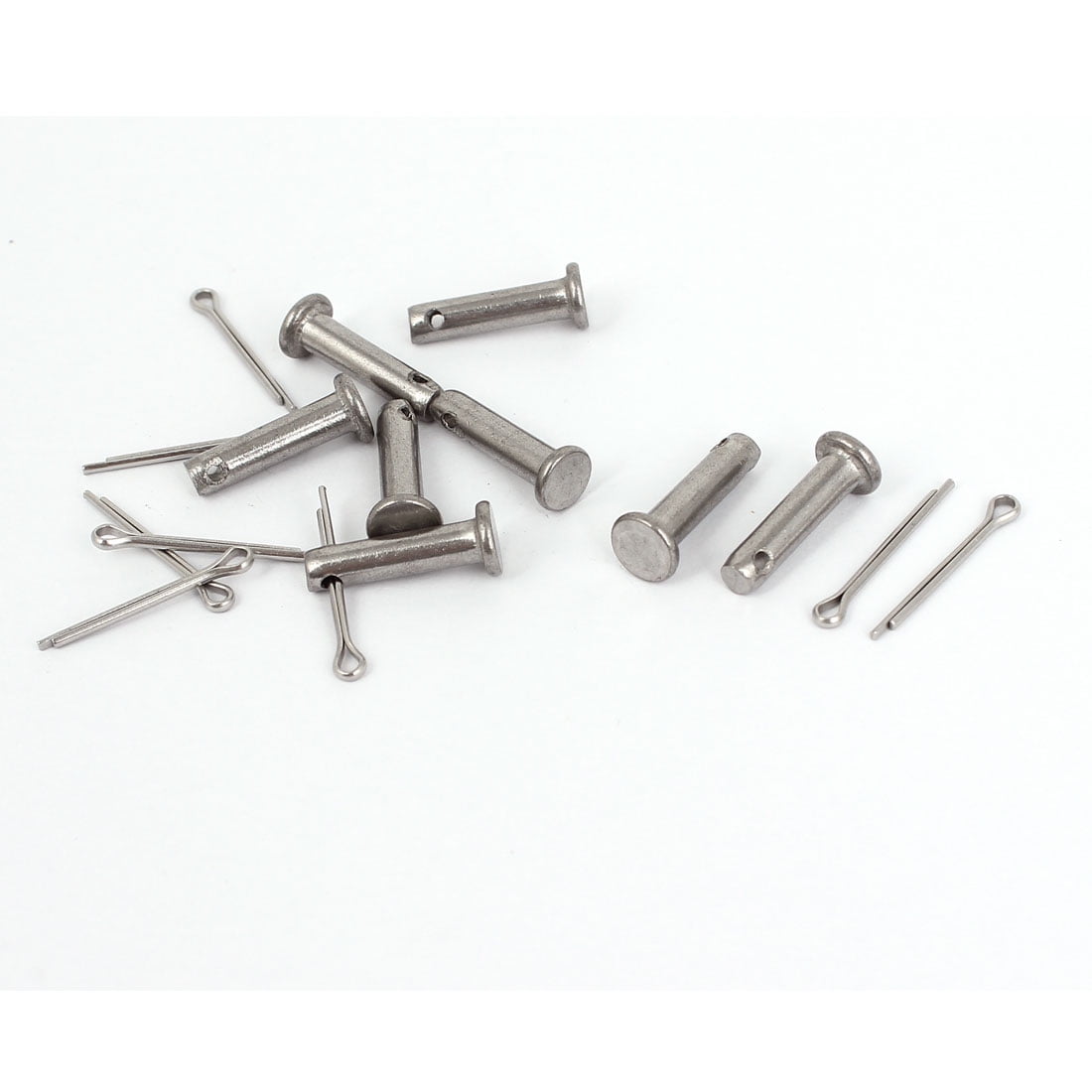 M4 x 16mm Flat Head 304 Stainless Steel Round Clevis Pins Fastener 8 ...