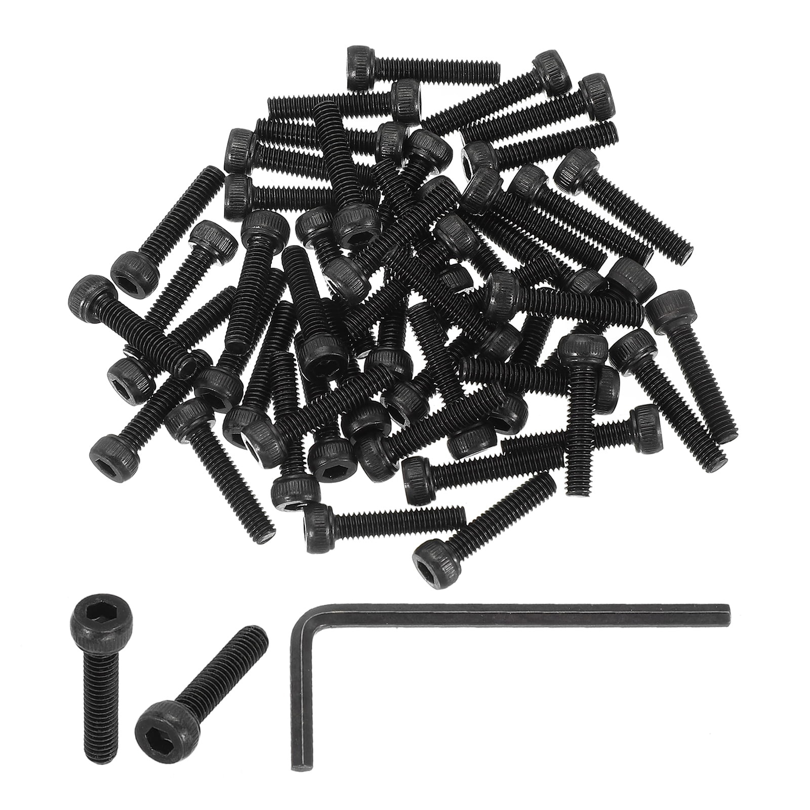 M4 x 18mm Hex Socket Head Screws Cap Bolt, 50 Pack 12.9 Grade Carbon ...
