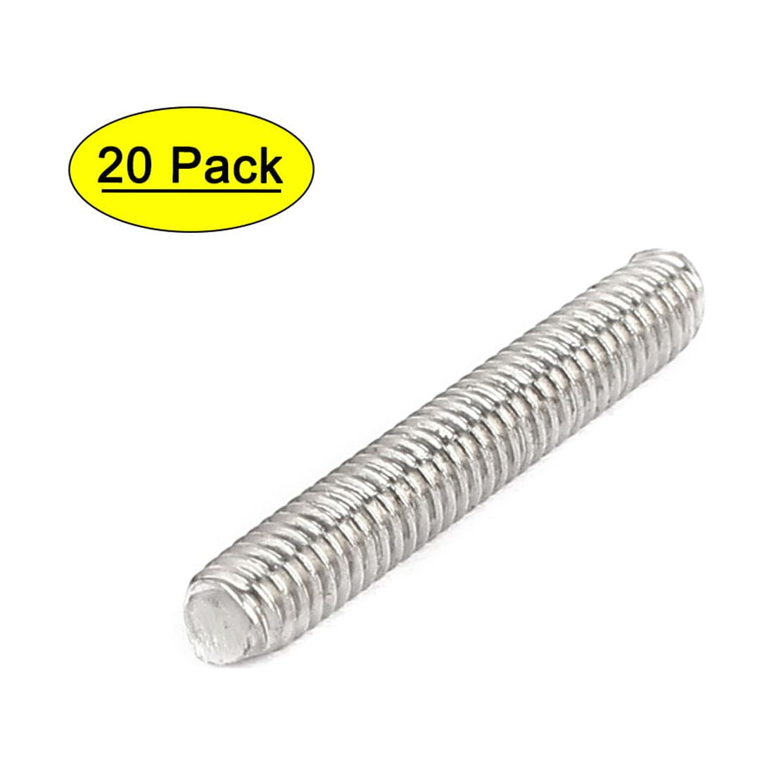 M4 x 25mm 304 Stainless Steel Fully Threaded Rod Bar Studs Fastener ...