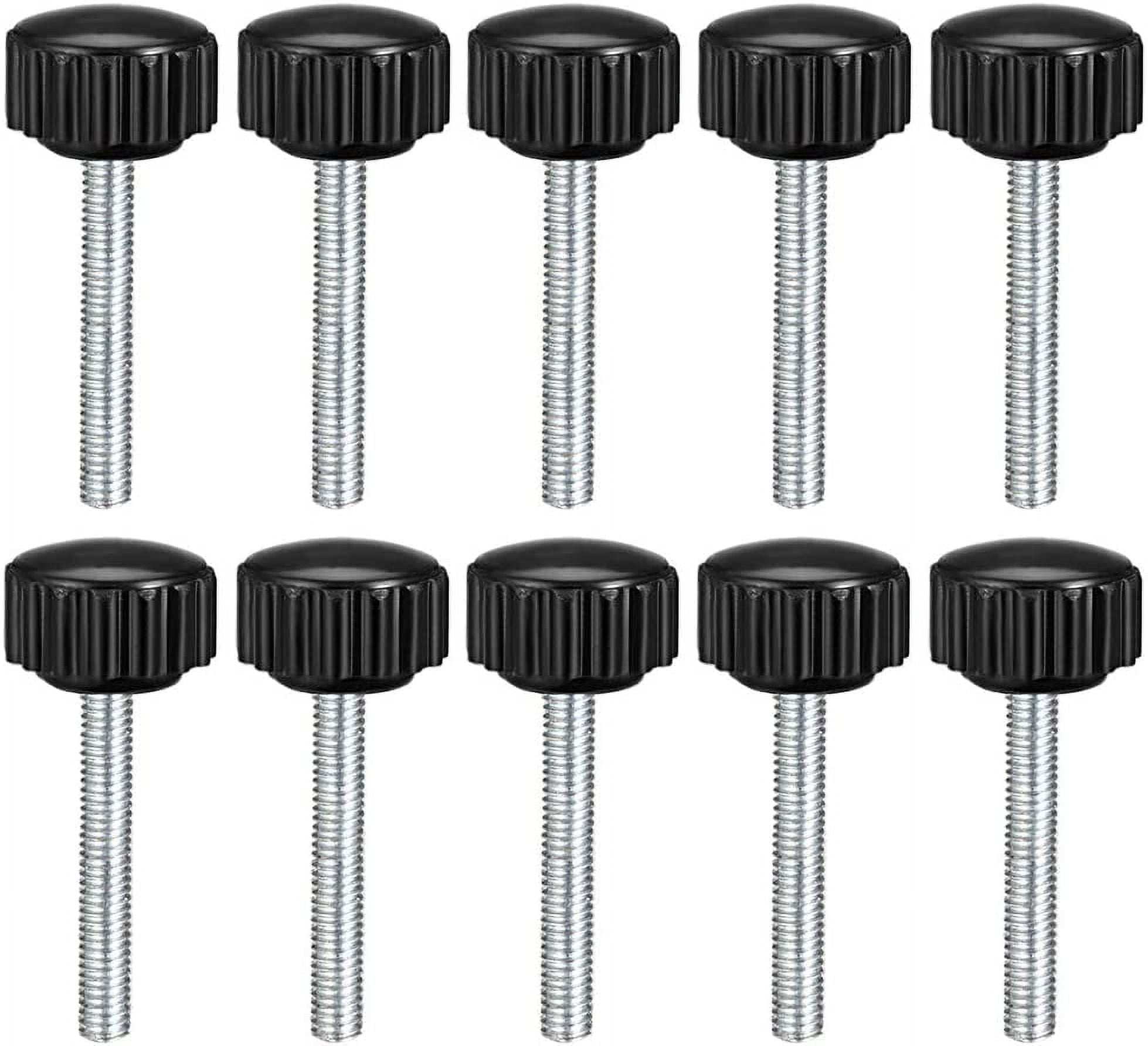 M4 x 30mm Metric Male Thread Knurled Clamping Knobs Grip Thumb Screw on ...
