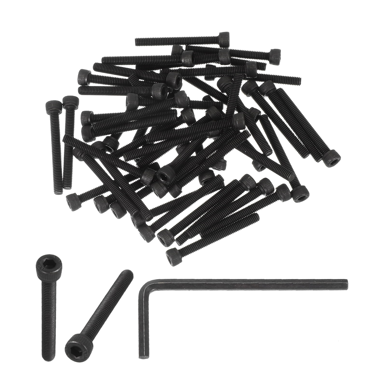 M4 x 35mm Hex Socket Head Screws Cap Bolt, 50 Pack 12.9 Grade Carbon ...