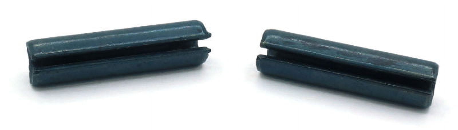 M4 x 35mm Roll (Spring) Pins / Steel / Plain (Thermal Black) / ISO 8752 ...