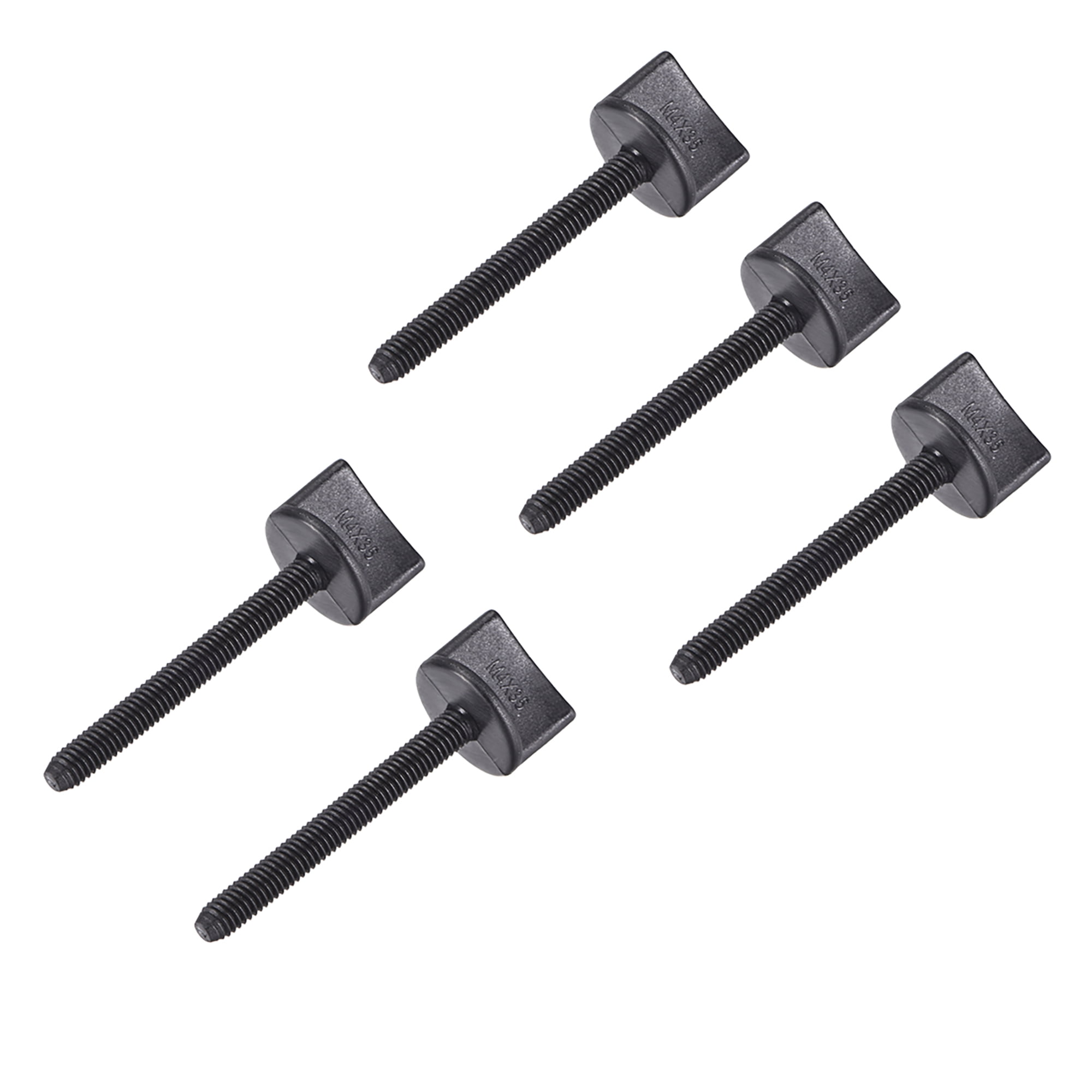 M4 x 35mm Thumb Screw Bolt Hand Driven Spade Nylon Plastic Screws ...