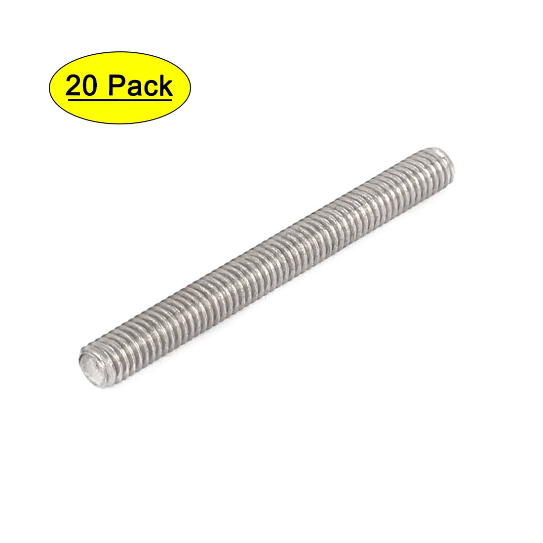 M4 x 40mm 304 Stainless Steel Fully Threaded Rod Bar Studs Fasteners ...
