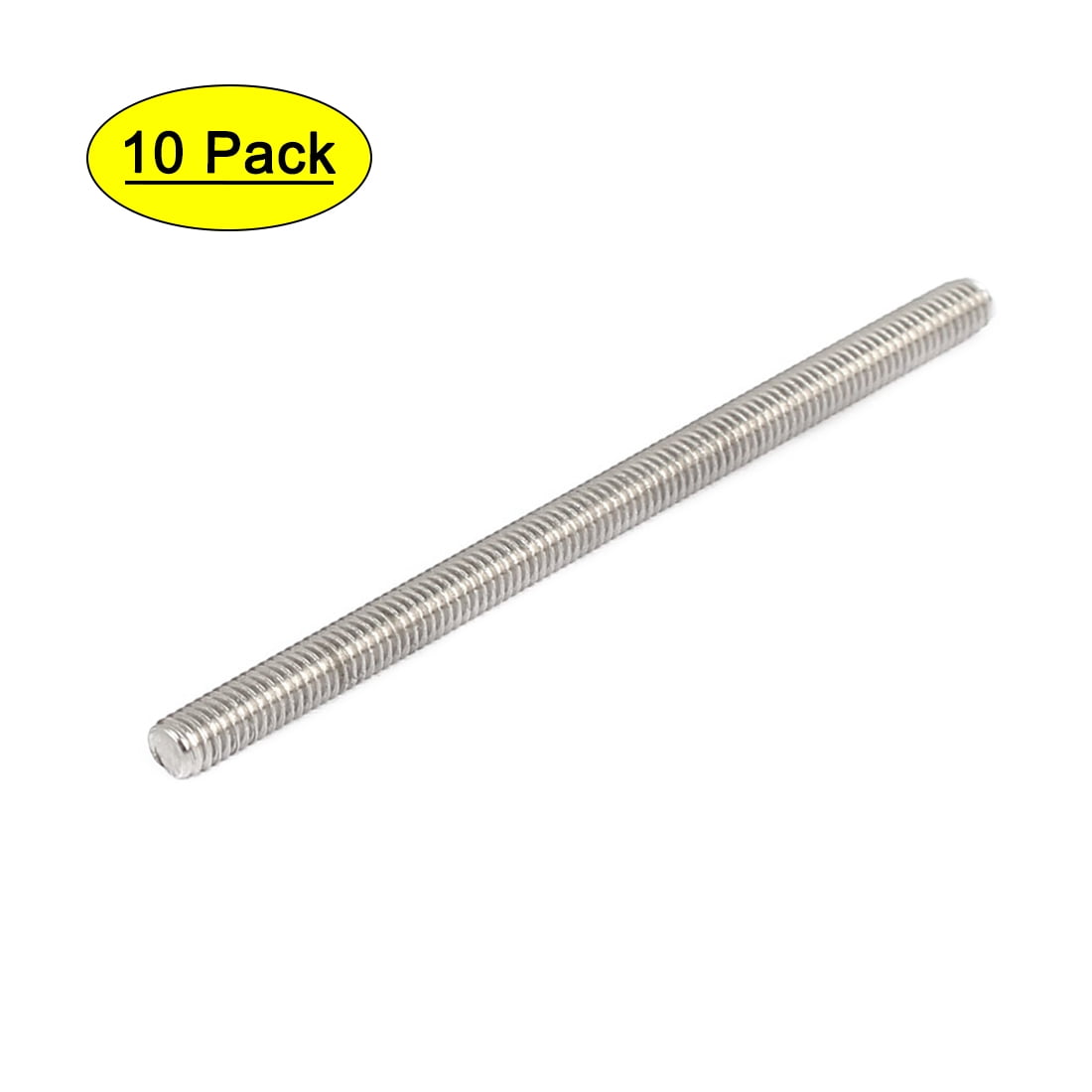 M4 x 70mm 304 Stainless Steel Fully Threaded Rod Bar Studs Silver Tone ...