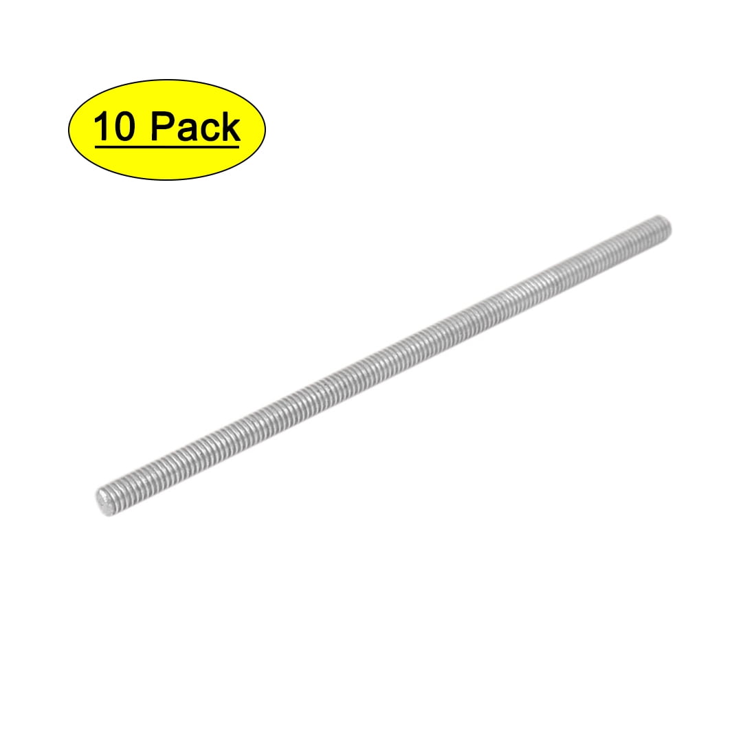 M4 x 90mm 304 Stainless Steel Fully Threaded Rod Bar Studs Fasteners ...
