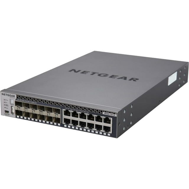 NETGEAR ProSAFE M4300 Stackable 10 Gigabit Ethernet PoE Managed Switch ...