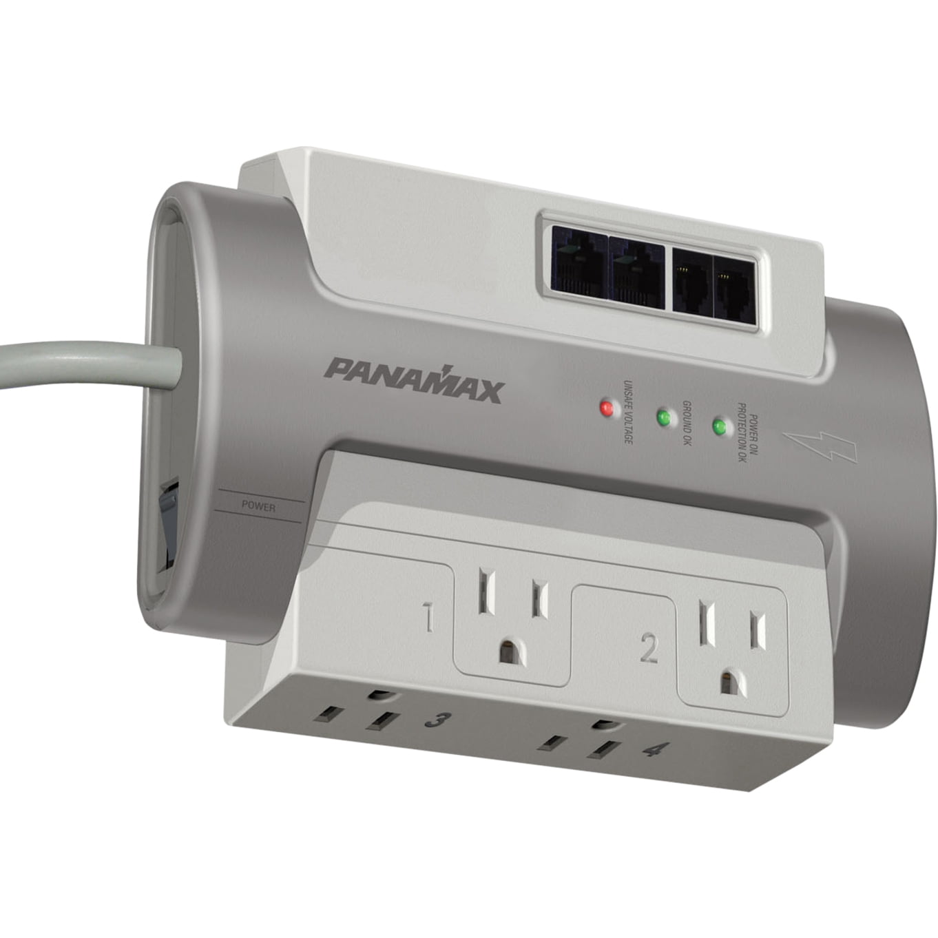 M4LT-EX 4-Outlets Surge Suppressor: Electronics - Walmart.com