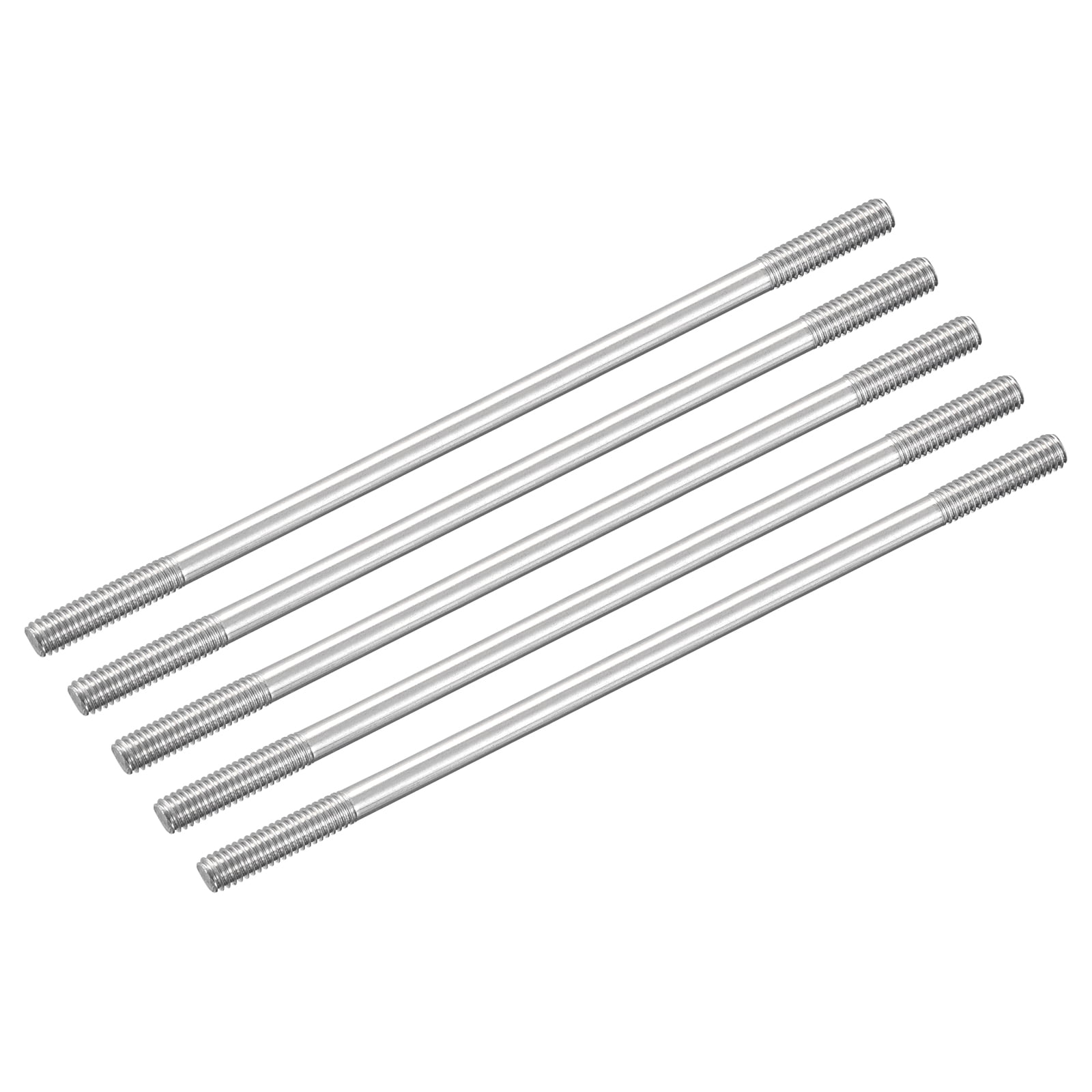 M4x100mm 304 Stainless Steel Push Rod Double End Threaded Rod for DIY ...