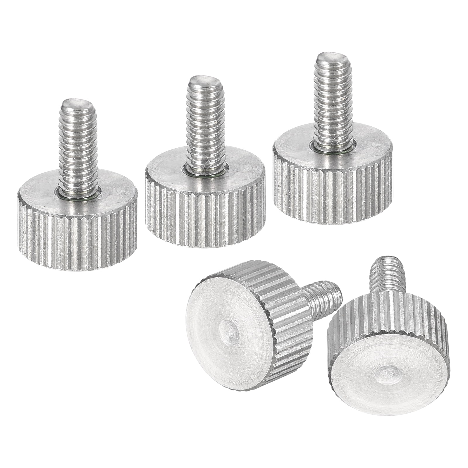 M4x10mm Knurled Thumb Screws, 5 Pack 304 Stainless Steel Flat Knurled Head Bolts - Walmart.com