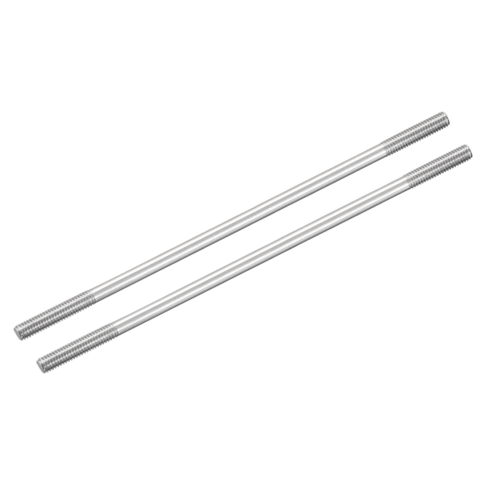 M4x120mm 304 Stainless Steel Push Rod Double End Threaded Rod for DIY ...