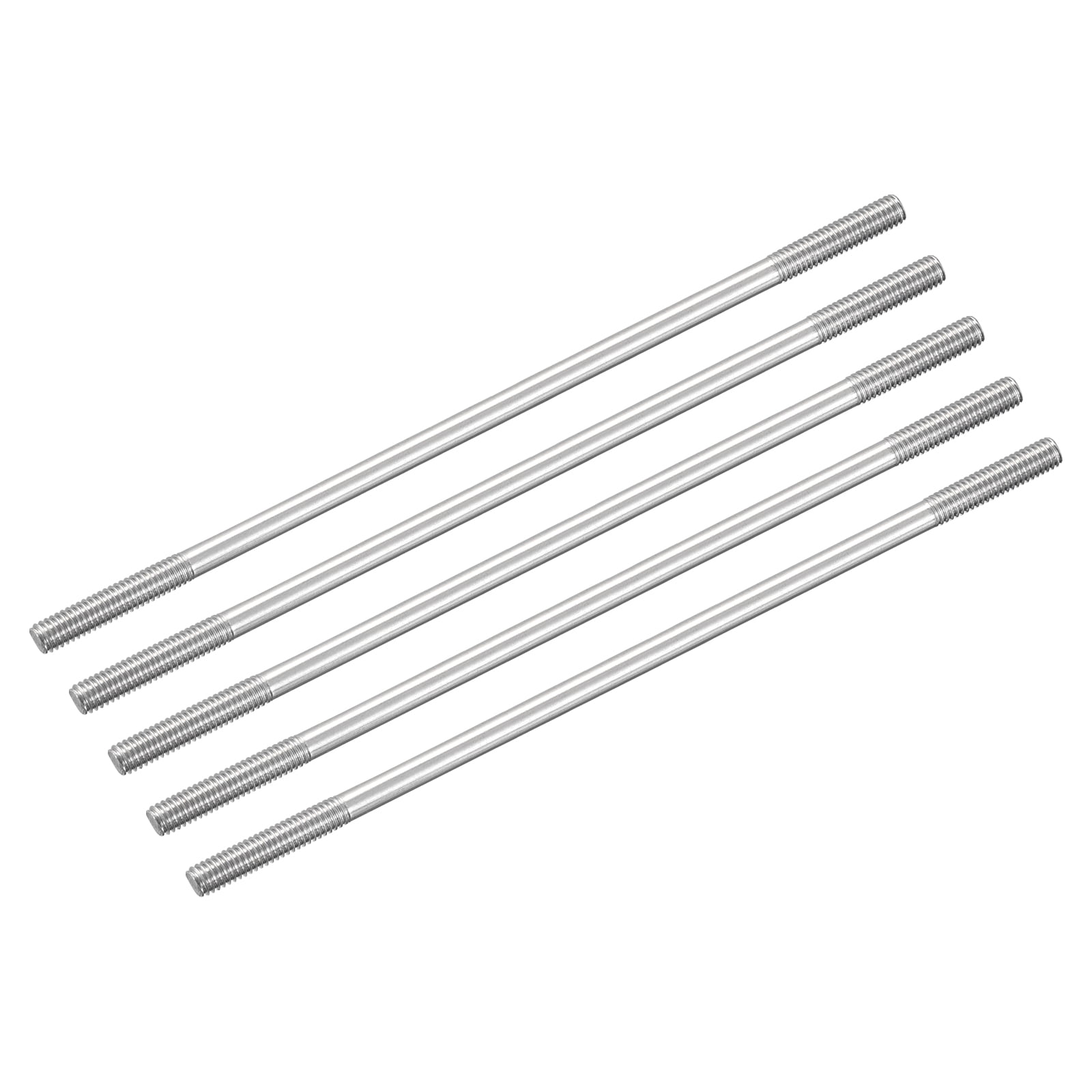 M4x120mm 304 Stainless Steel Push Rod Double End Threaded Rod for DIY ...