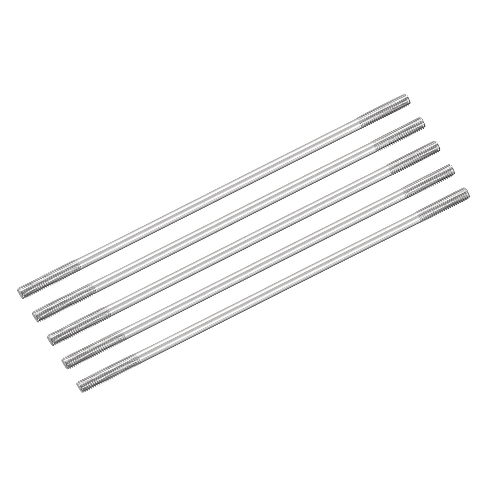 M4x140mm 304 Stainless Steel Push Rod Double End Threaded Rod for DIY ...