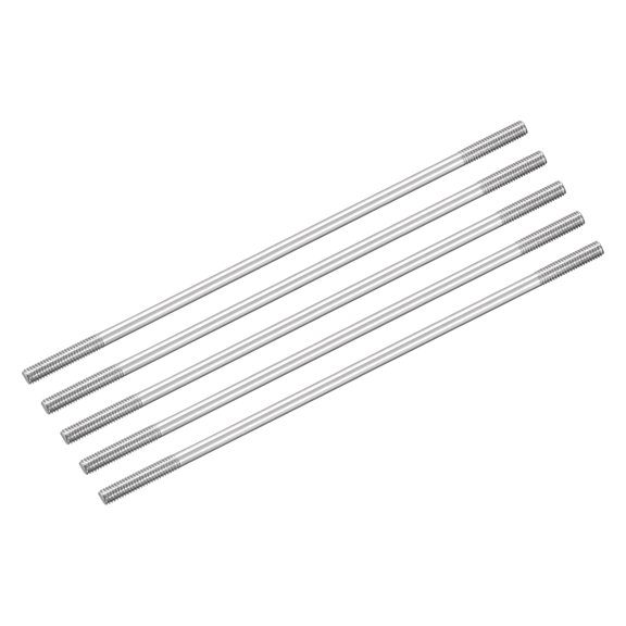 M2.5x100mm 304 Stainless Steel Push Rod Double End Threaded Rod for DIY ...