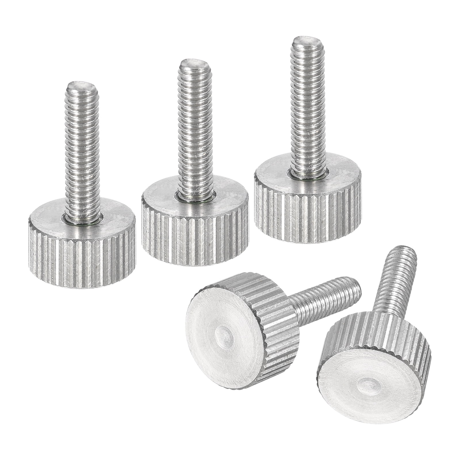 M4x16mm Knurled Thumb Screws, 5 Pack 304 Stainless Steel Flat Knurled Head Bolts - Walmart.com