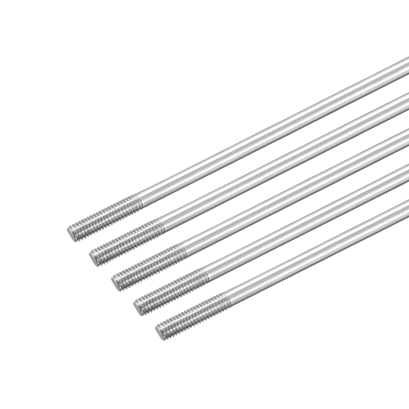 M4x180mm 304 Stainless Steel Push Rod Double End Threaded Rod for DIY ...
