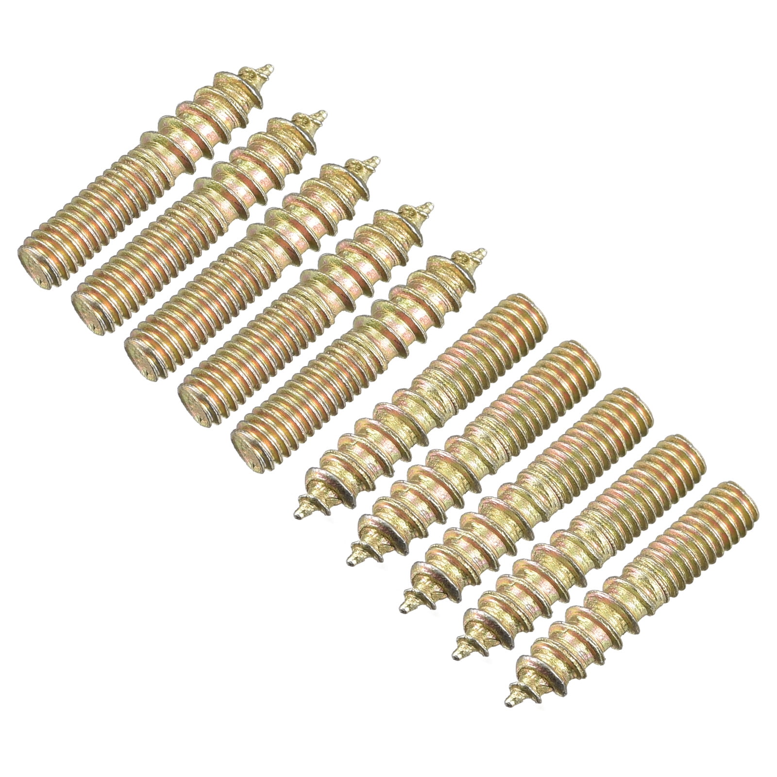 M4x20mm Hanger Bolts, 24 Pack Double Ended Thread Dowel Screws ...