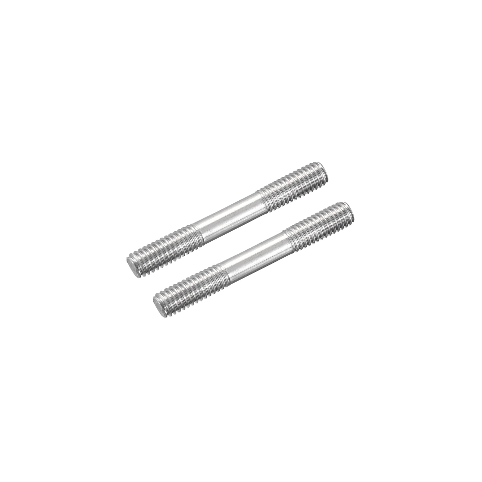 M4x30mm 304 Stainless Steel Push Rod Double End Threaded Rod for DIY, 2Pack - Walmart.com
