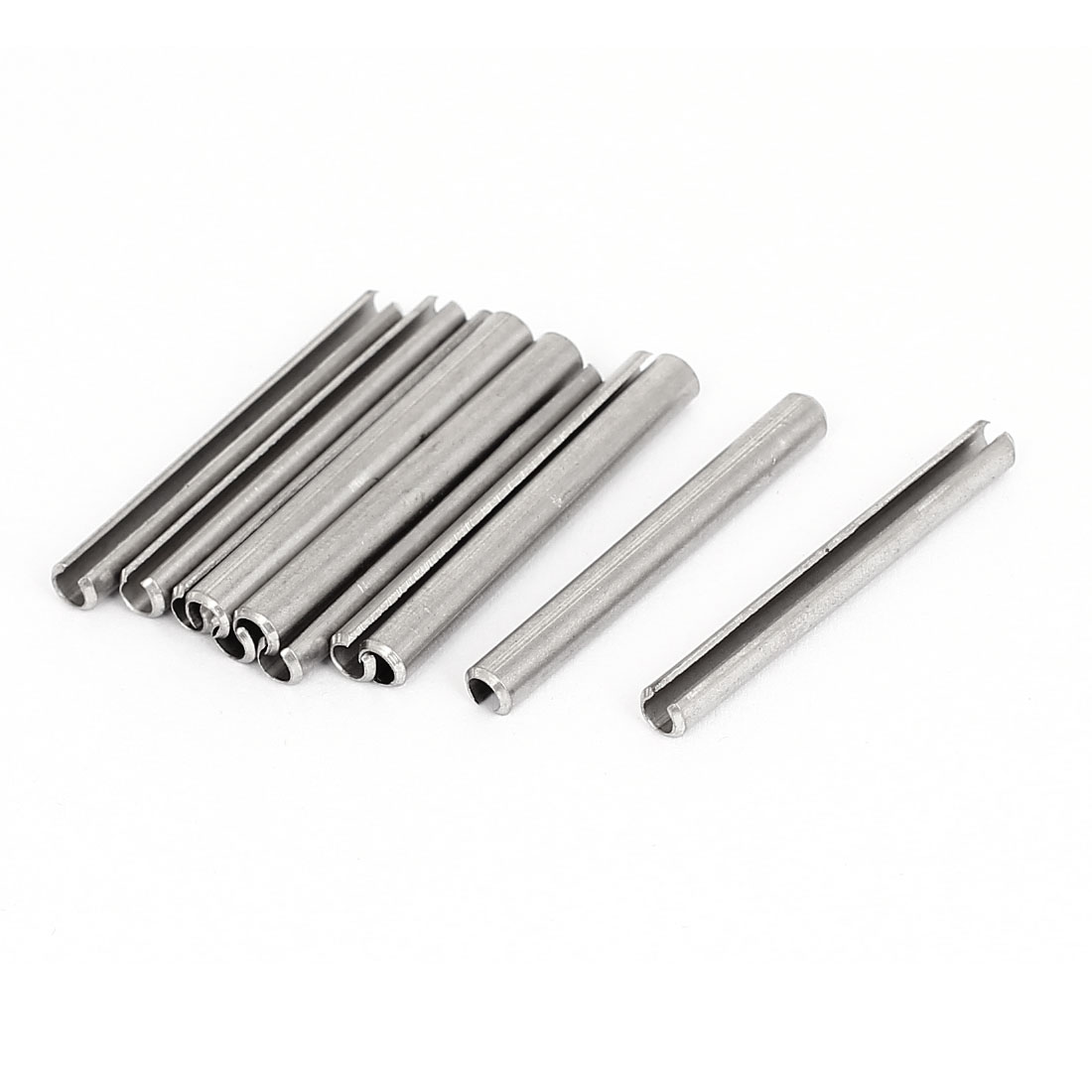 M4x40mm 304 Stainless Steel Split Spring Roll Dowel Pins Fasteners ...