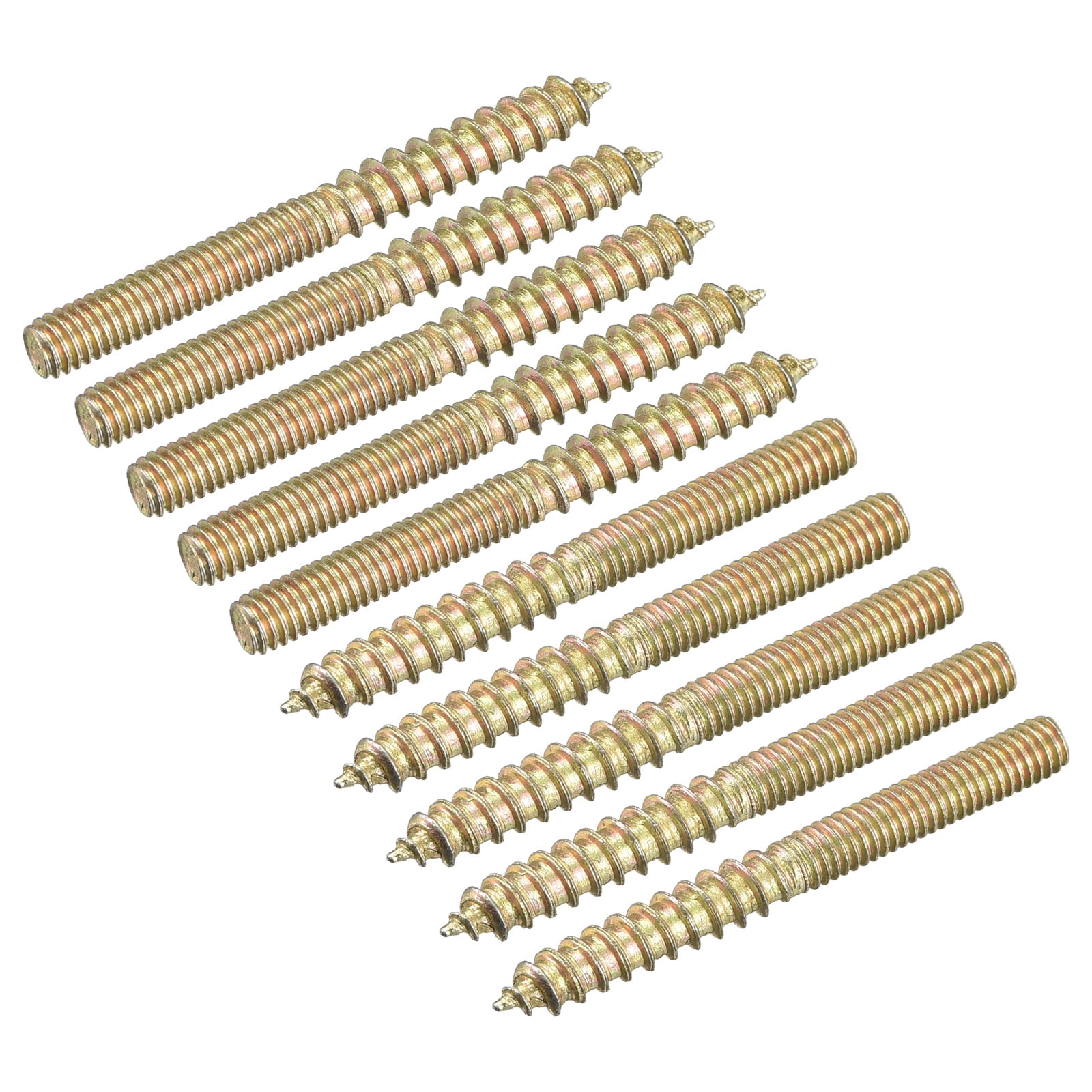 M4x40mm Hanger Bolts, 120 Pack Double Ended Thread Dowel Screws ...