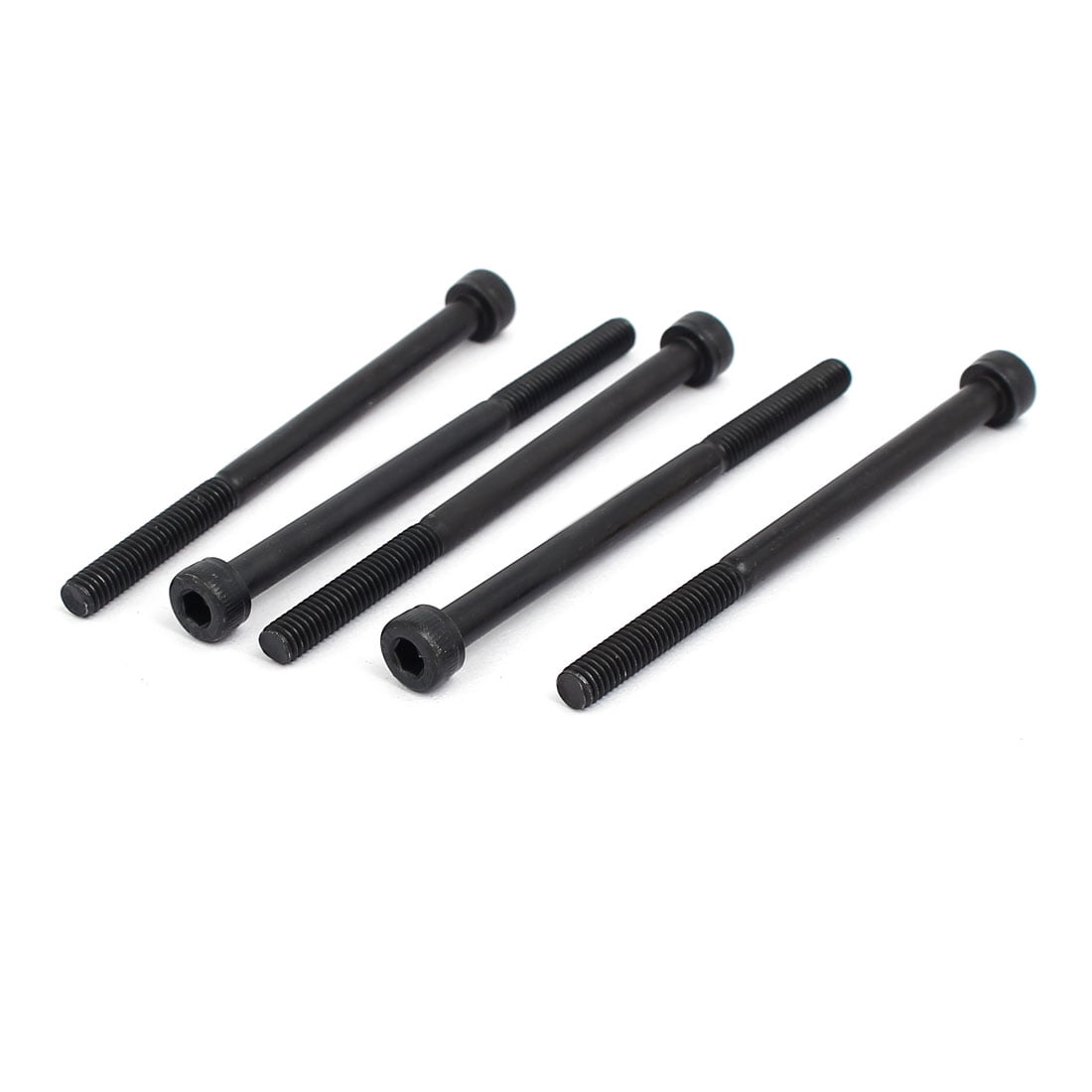 M4x60mm Partially Threaded Hexagon Socket Head Cap Screws Bolts Black ...