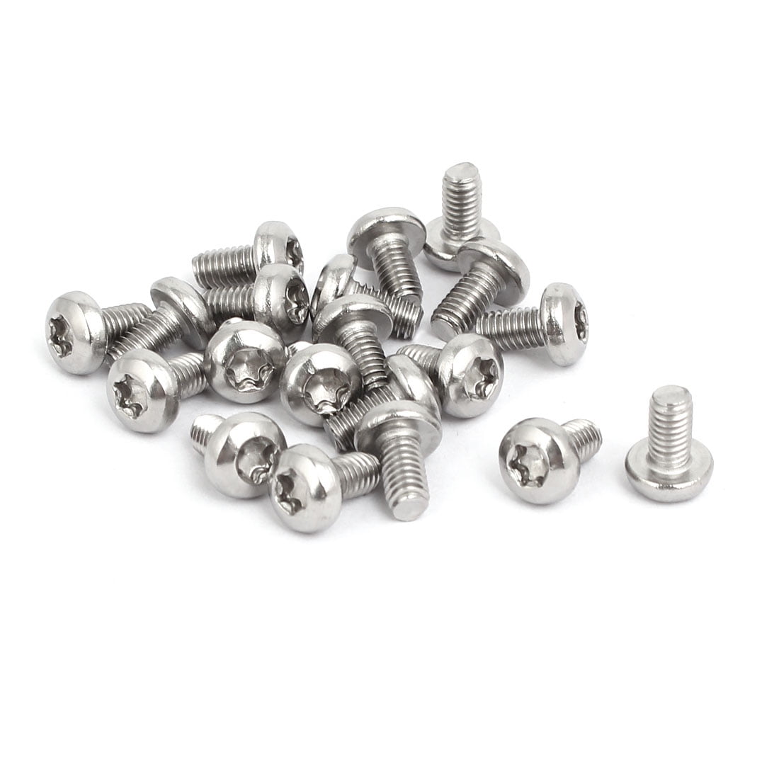 M4x8mm 304 Stainless Steel Button Head Torx Screws Bolts T10 Drive ...