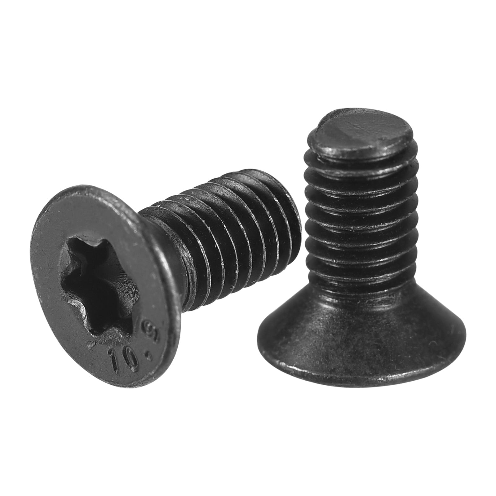 M5-0.8 x 10mm Flat Torx Head Machine Screws, 80 Pack 10.9 Grade Carbon ...