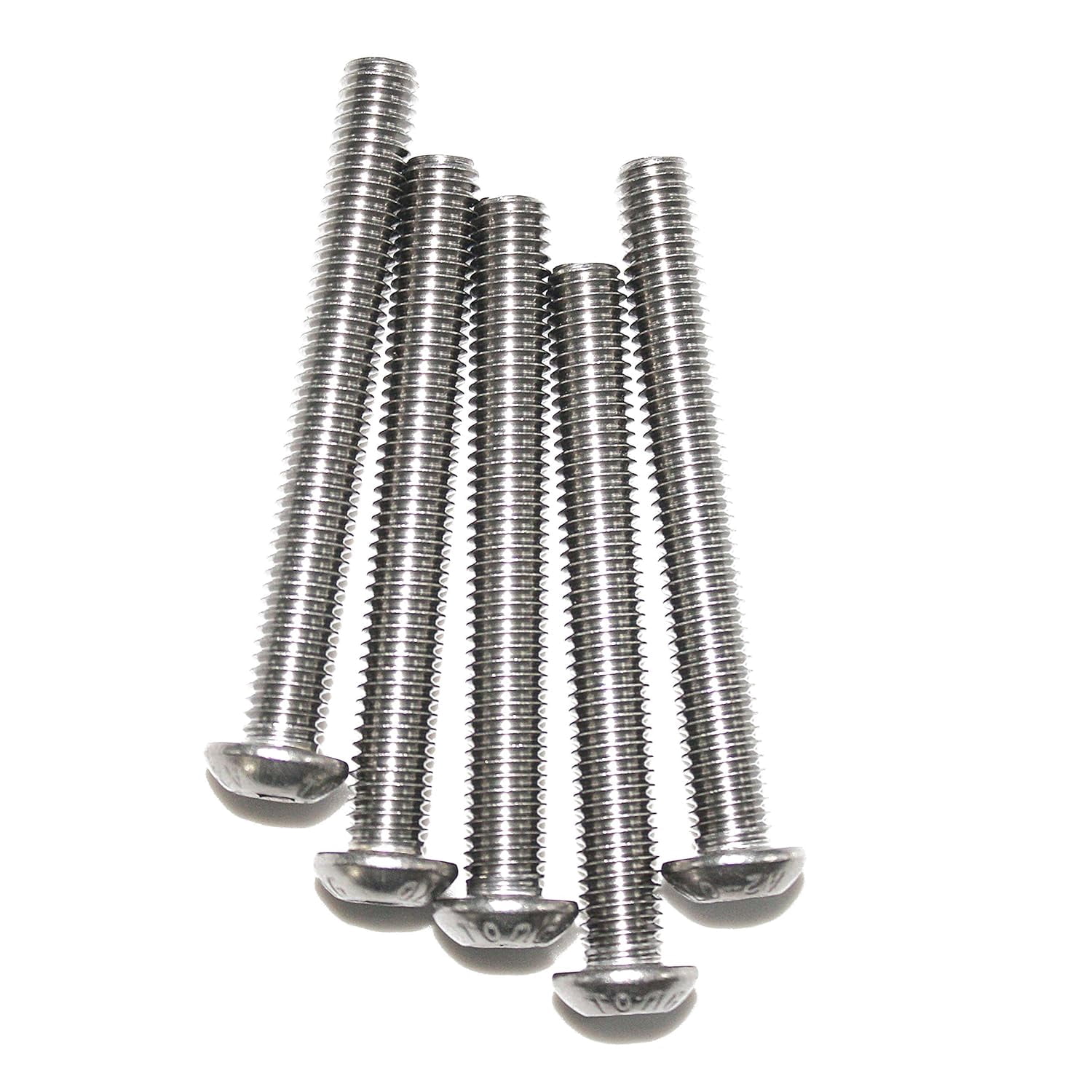 M5-0.8 x 55 mm Button Head Socket Cap Screws, Quantity 25 by , Allen ...