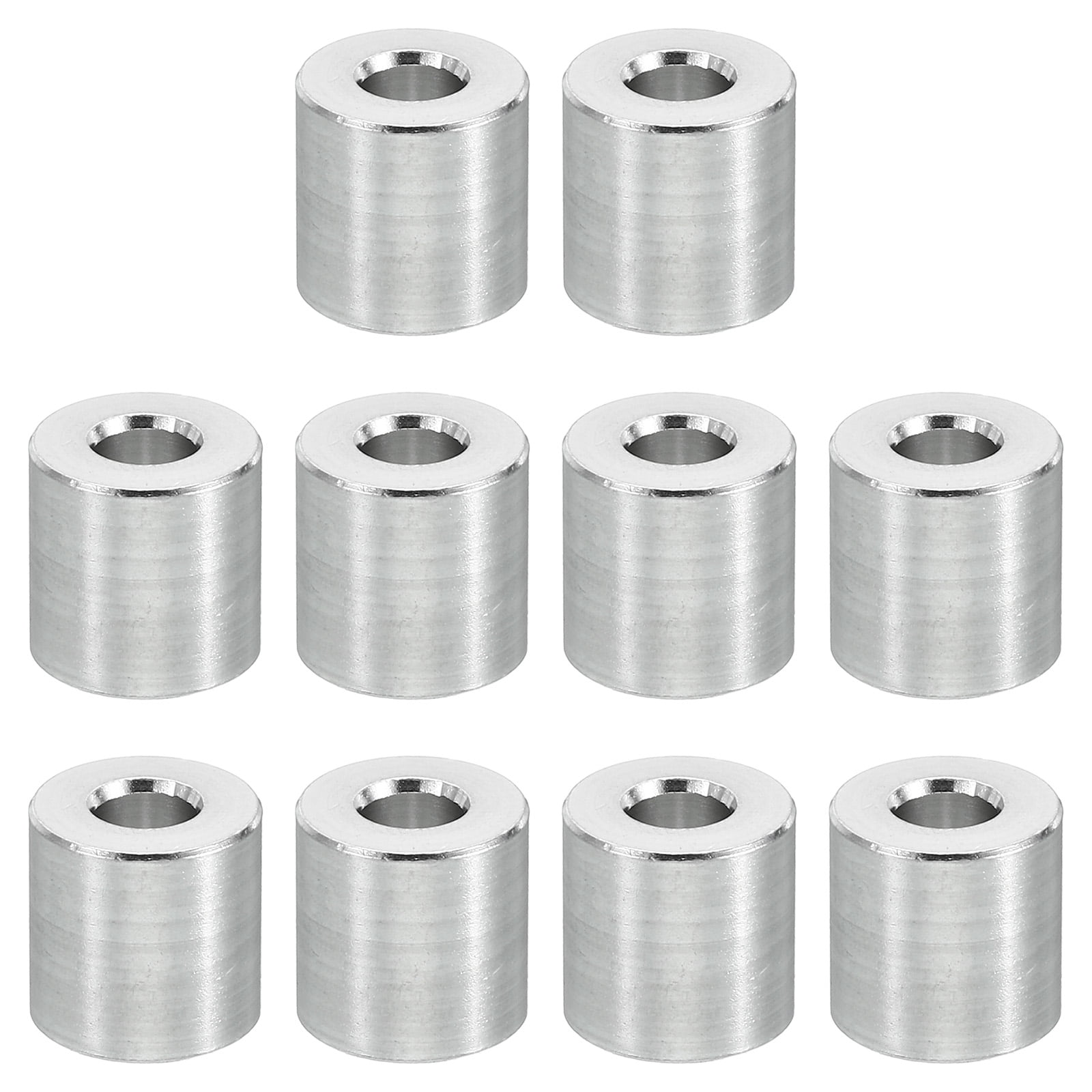 M5 Aluminum Spacers, 10 Pcs Metal Spacer Aluminum 5.2mm ID x 12mm OD x ...