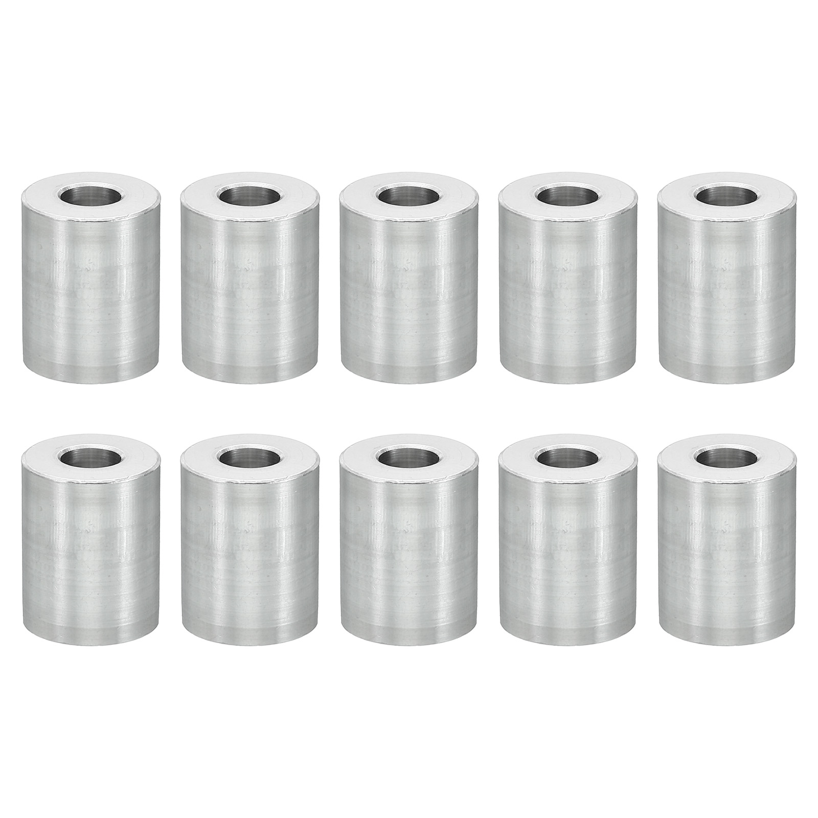 M5 Aluminum Spacers, 10 Pcs Metal Spacer Aluminum 5.2mm ID x 12mm OD x ...
