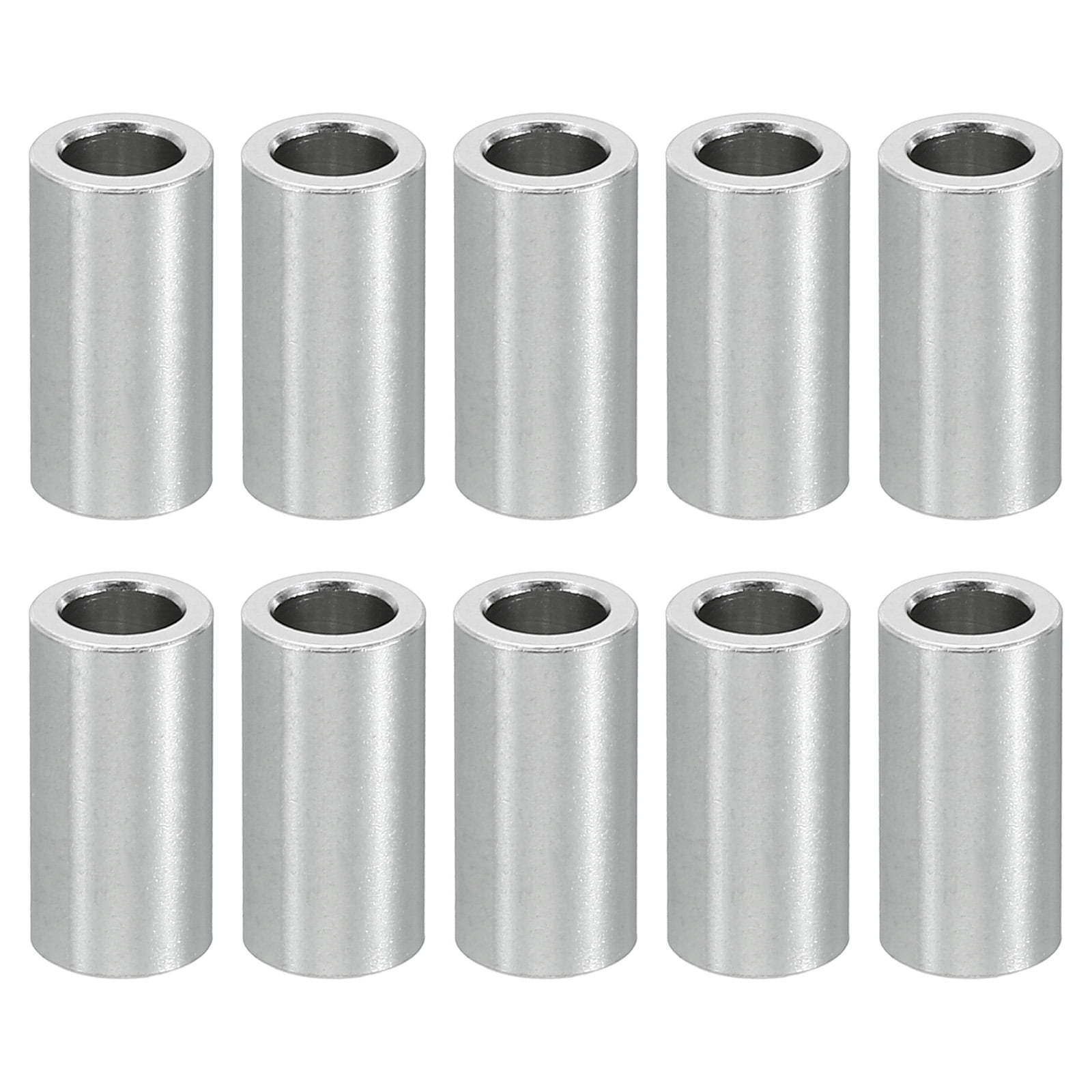 M5 Aluminum Spacers, 10 Pcs Metal Spacer Aluminum 5.2mm ID x 8mm OD x ...