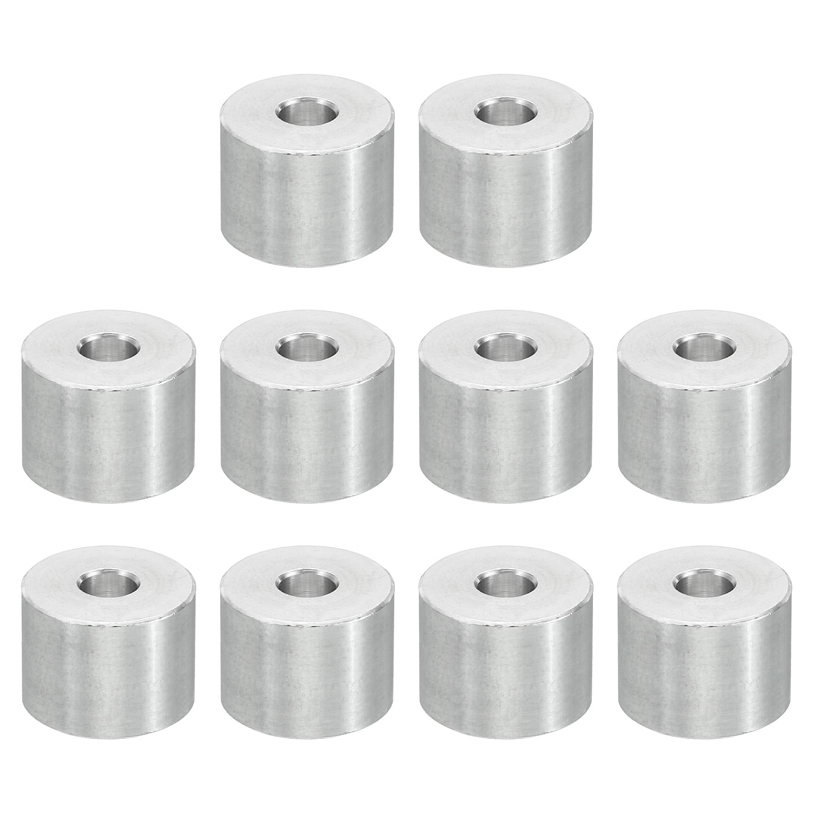 M5 Aluminum Spacers, 10 pieces Metal Spacer Aluminum 5.2mm ID x 16mm OD ...