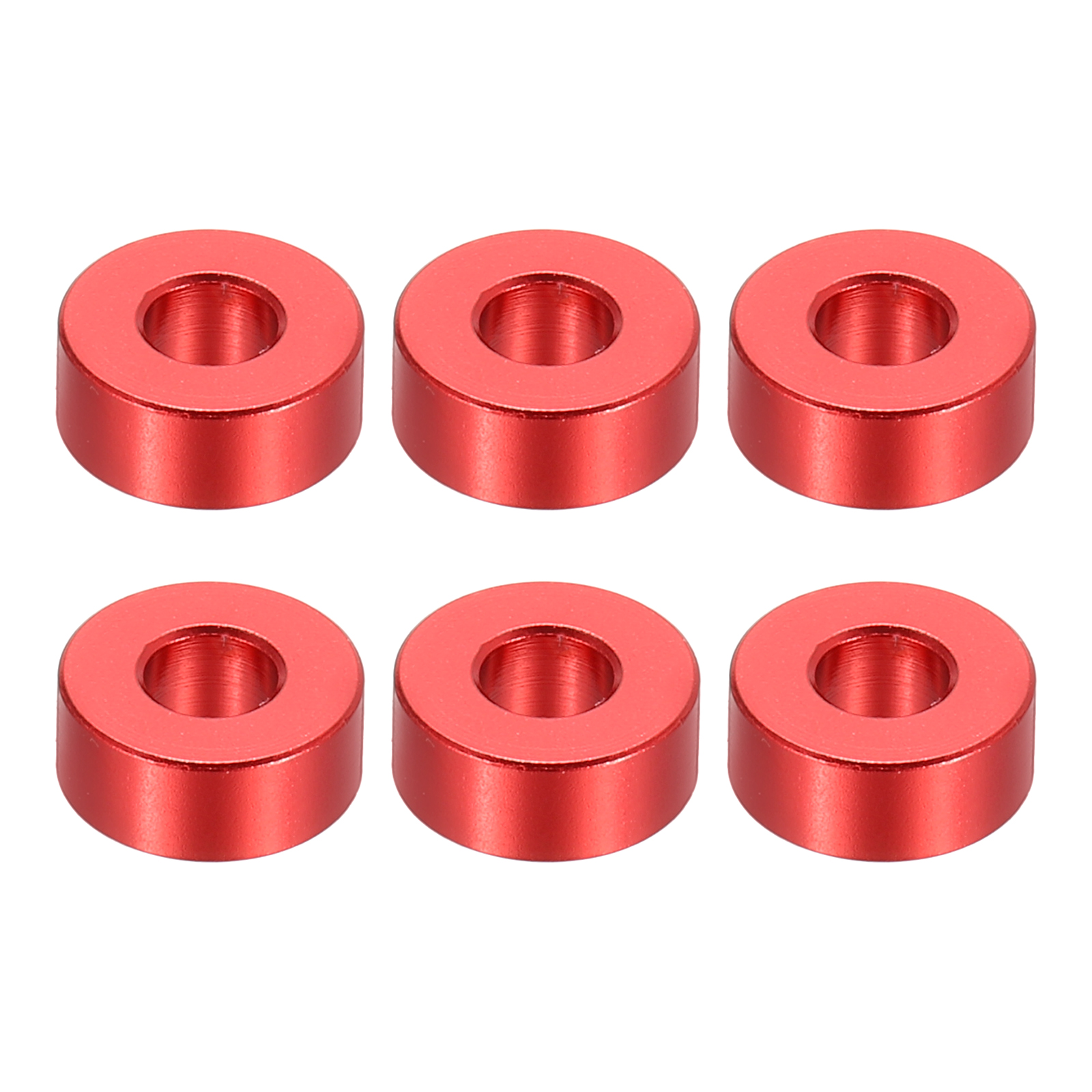 M5 Aluminum Spacers, 6 Pcs Metal Spacers Aluminum 5.2mm ID x 12mm OD x ...