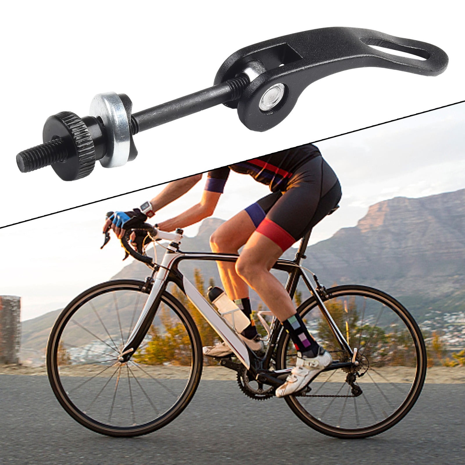 M5 Bicycle Bike Quick Release-Seat Post Clamp Skewer Bolt Clip Screw ...