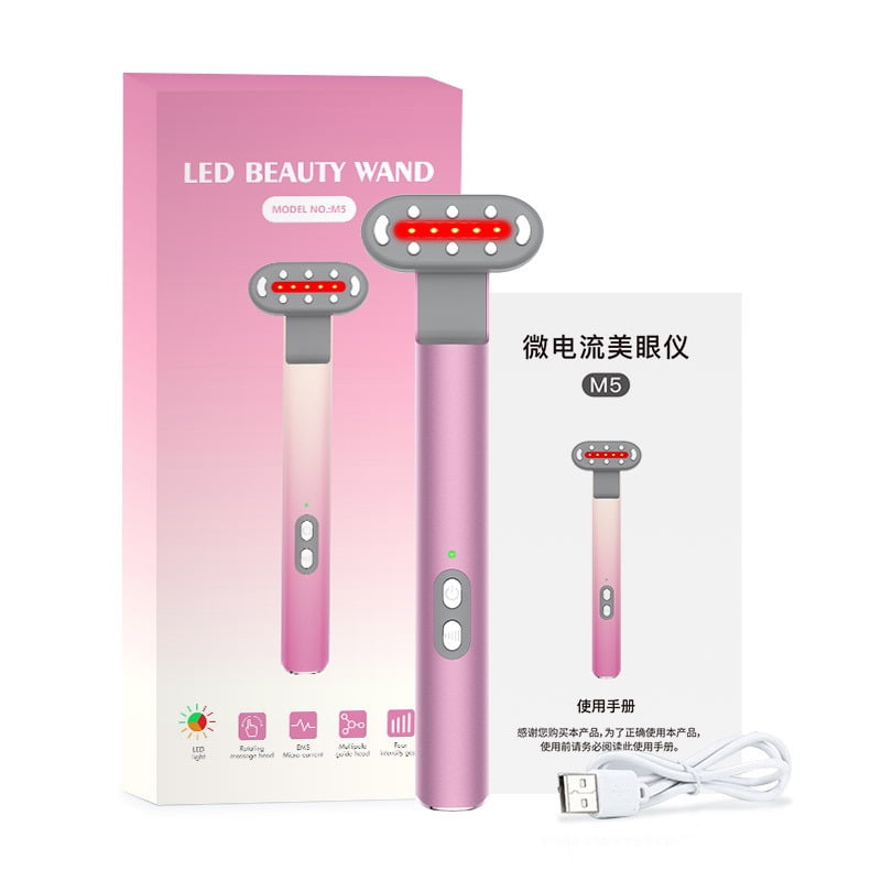 M5 Eye Beauty Instrument Microcurrent Heating Vibration Massage Red ...