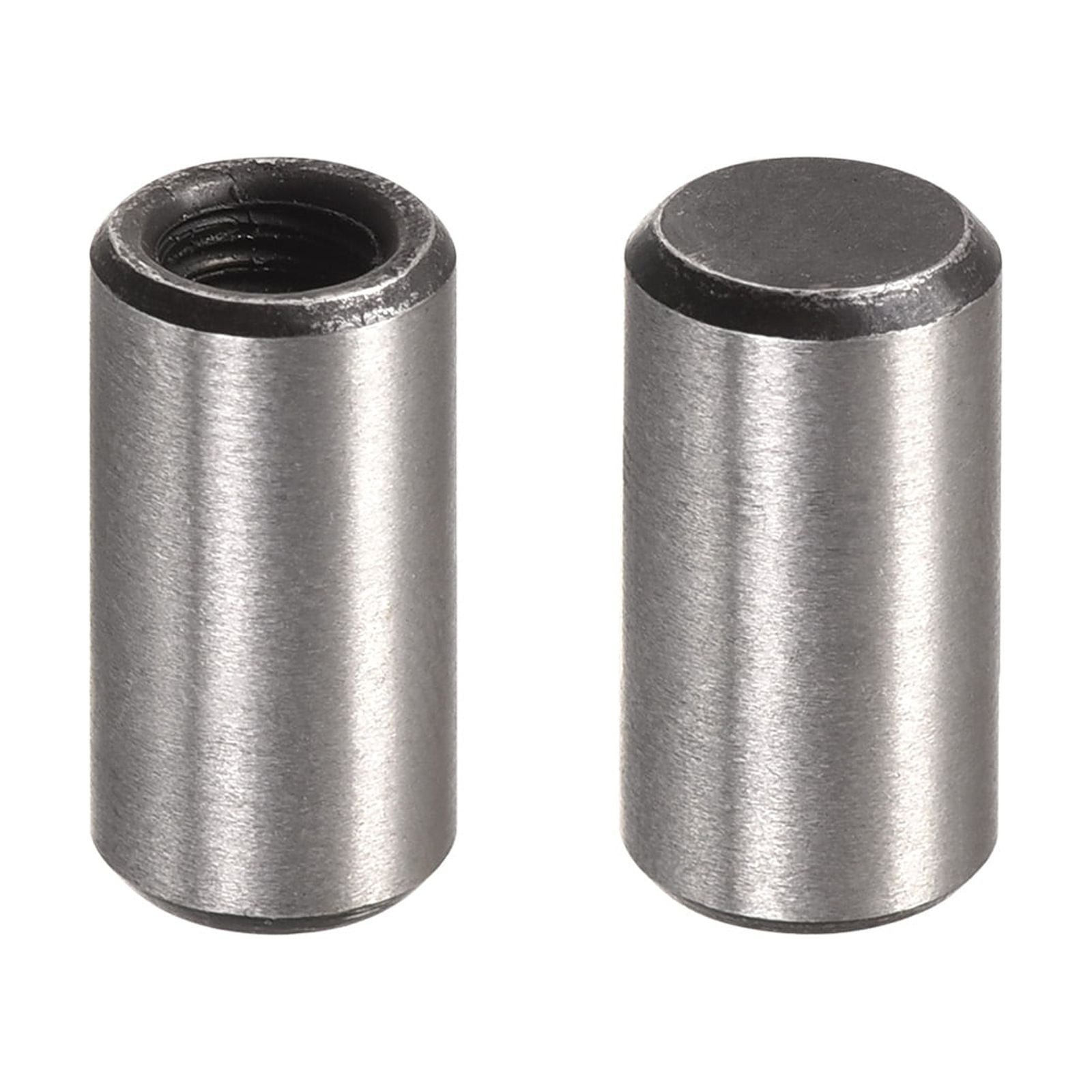 M5 Internal Thread Dowel Pin 2 Pack 8x16mm Chamfering Flat Carbon Steel ...