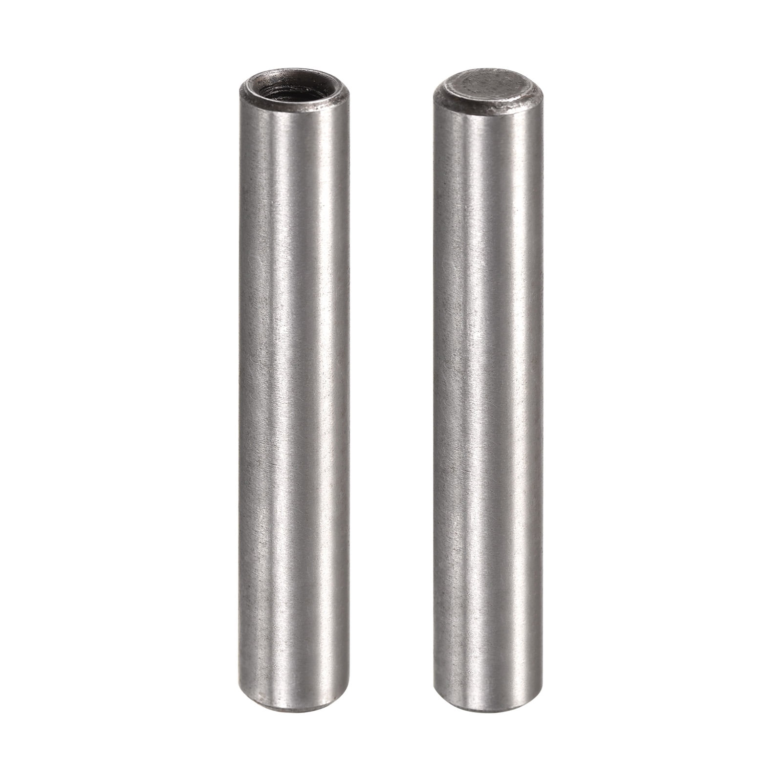M5 Internal Thread Dowel Pin 2 Pack 8x55mm Chamfering Flat Carbon Steel ...
