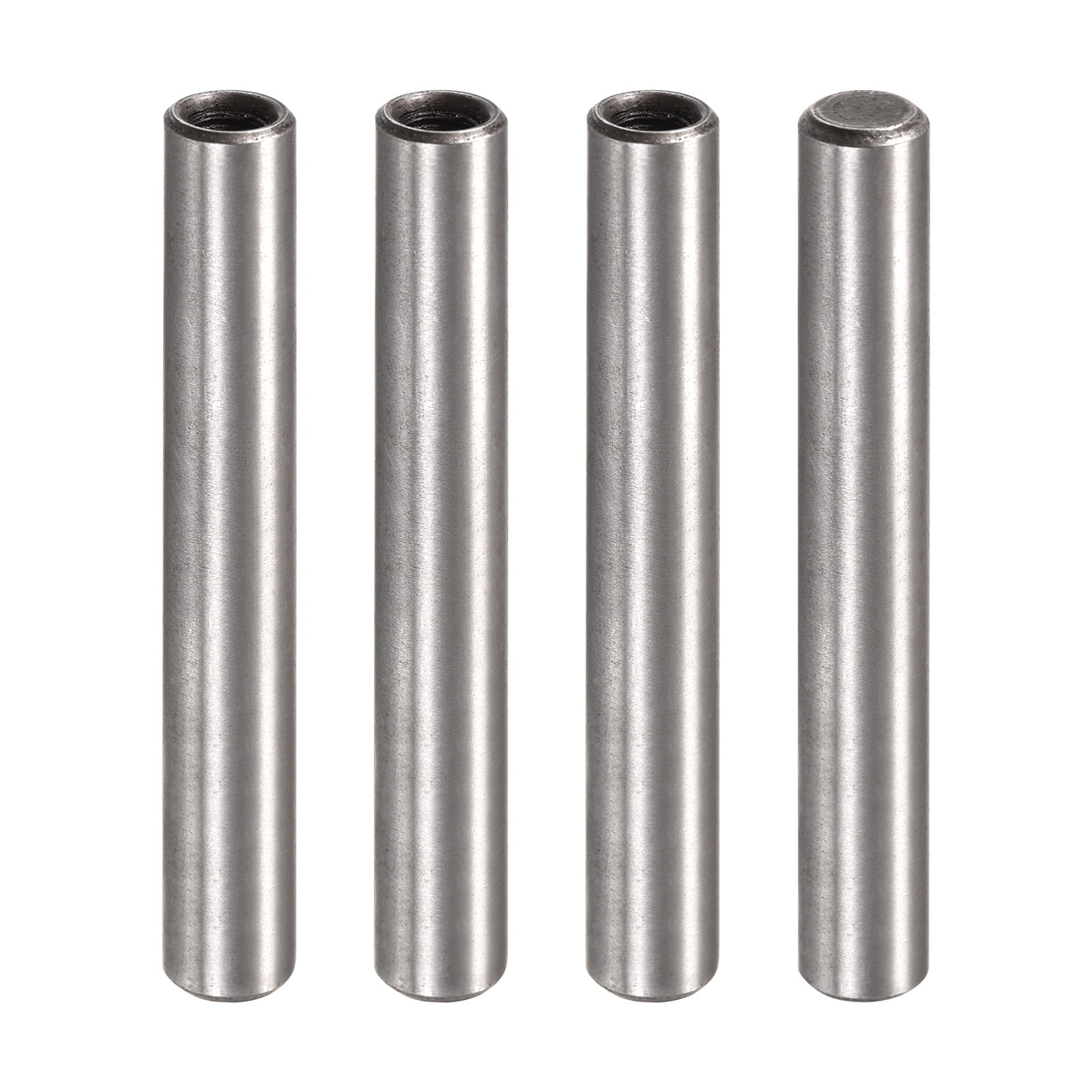M5 Internal Thread Dowel Pin 4 Pack 8x70mm Chamfering Flat Carbon Steel ...