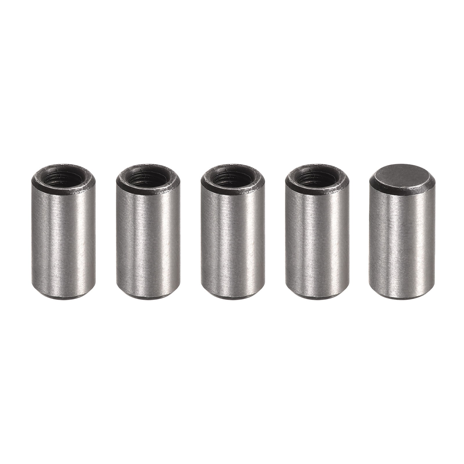 M5 Internal Thread Dowel Pin 5 Pack 8x16mm Chamfering Flat Carbon Steel ...