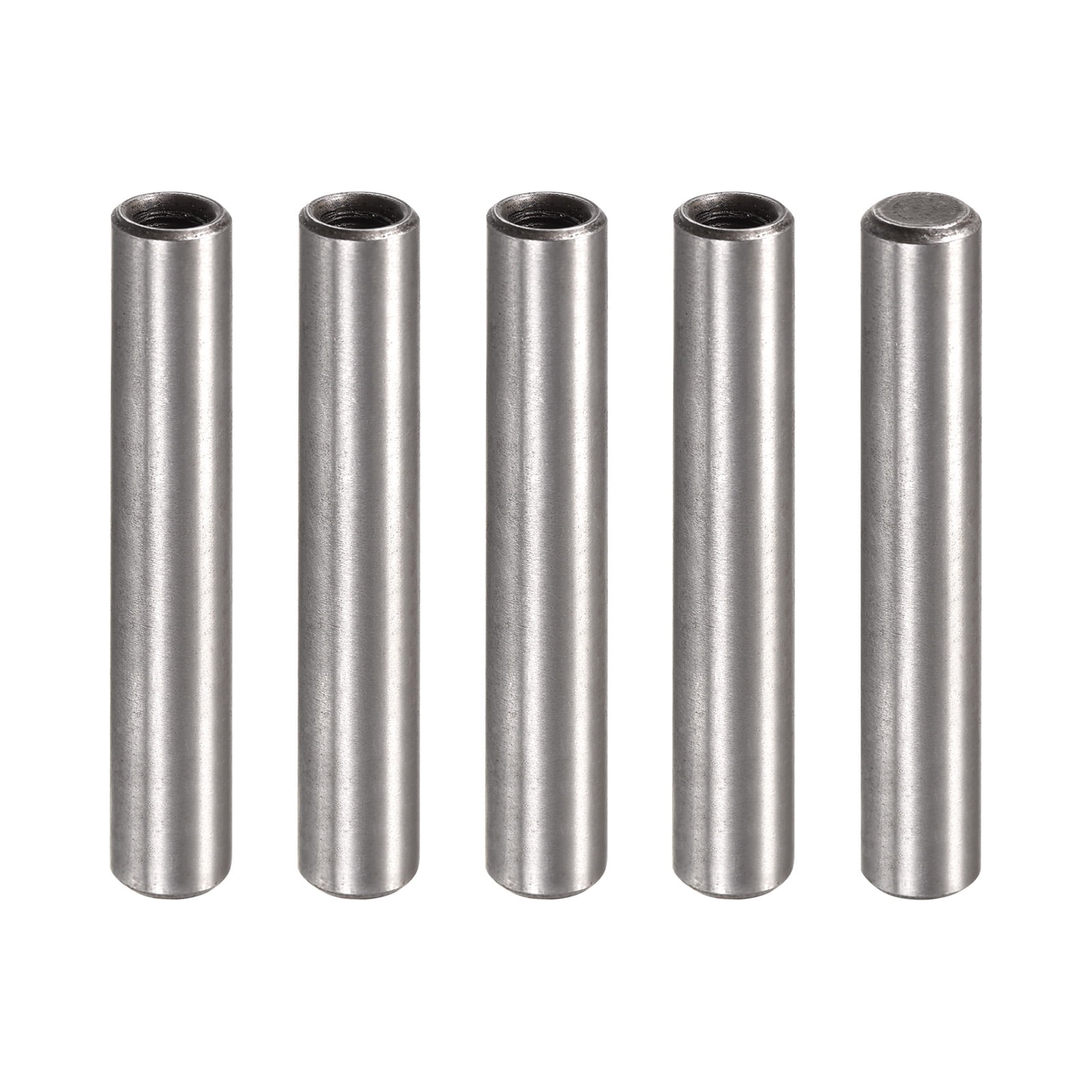 M5 Internal Thread Dowel Pin 5 Pack 8x50mm Chamfering Flat Carbon Steel ...