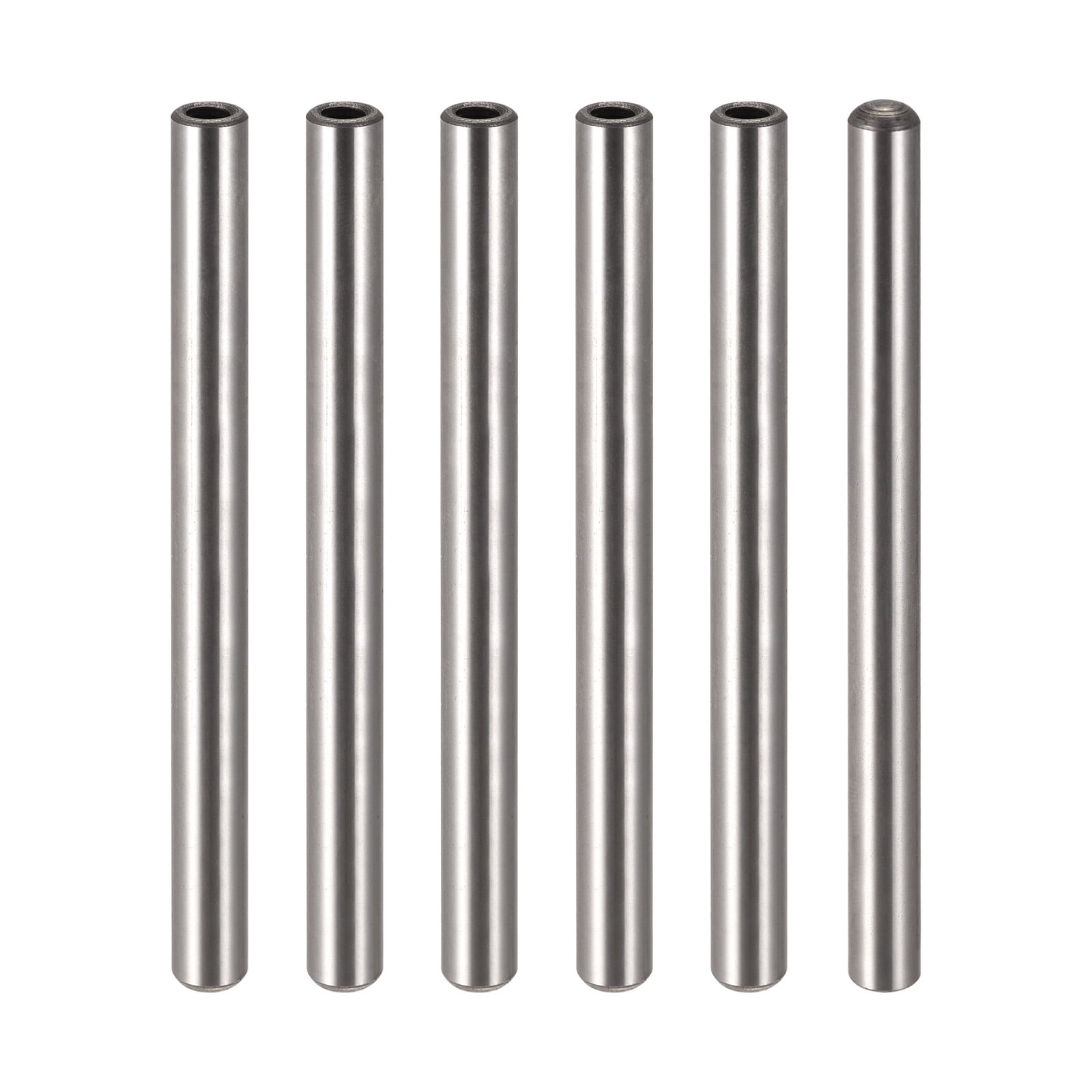 M5 Internal Thread Dowel Pin 6 Pack 8x100mm Chamfering Flat Carbon ...