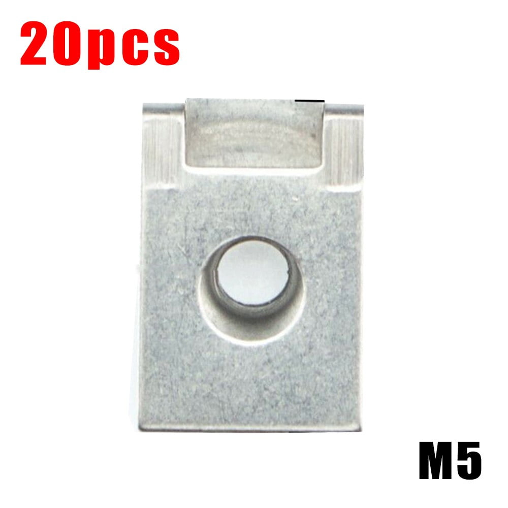 M5 M6 Clip U Spring Nuts for Fairing Panel and Speed Chimney - Walmart.com