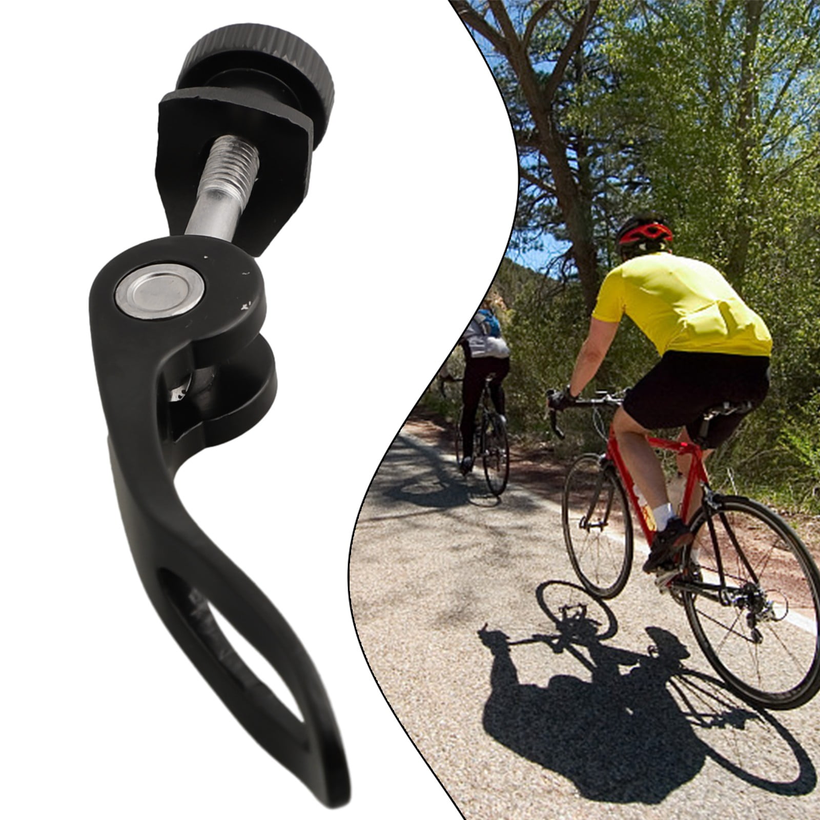 M5 Mountain Bike Seat Post Aluminum Quickly Release Screw Tube Clamp ...