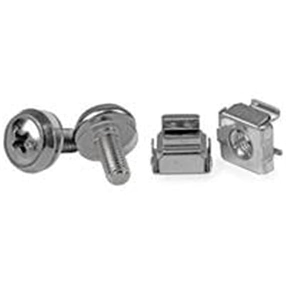 M5 Mounting Screws & Cage Nuts Server Rack Cabinet - Pack of 100 ...