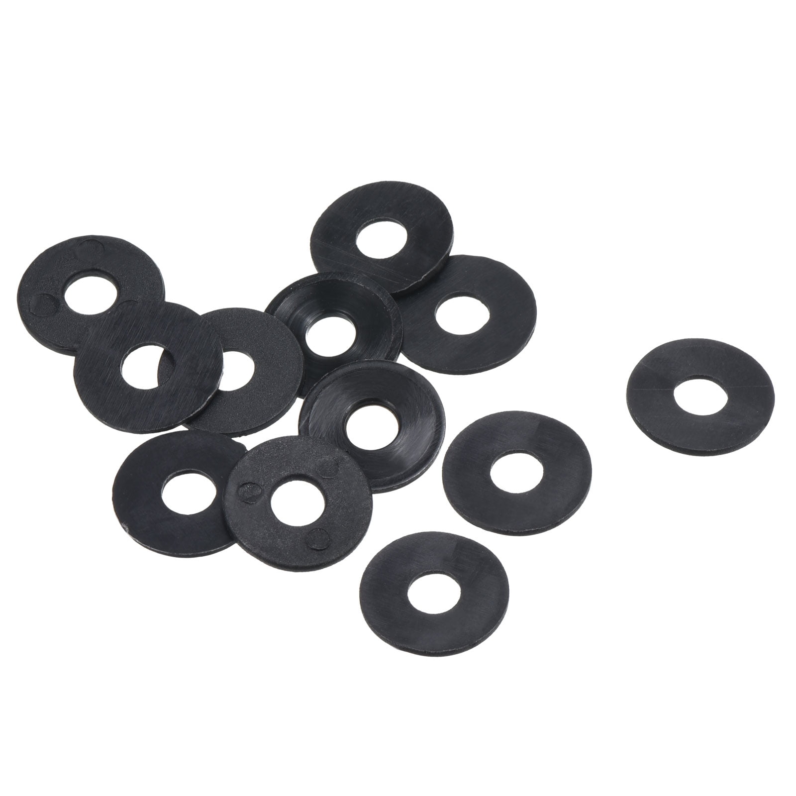 M5 Nylon Flat Washer, 12 Pack 5mm ID 15mm OD Sealing Spacer Gasket Ring ...