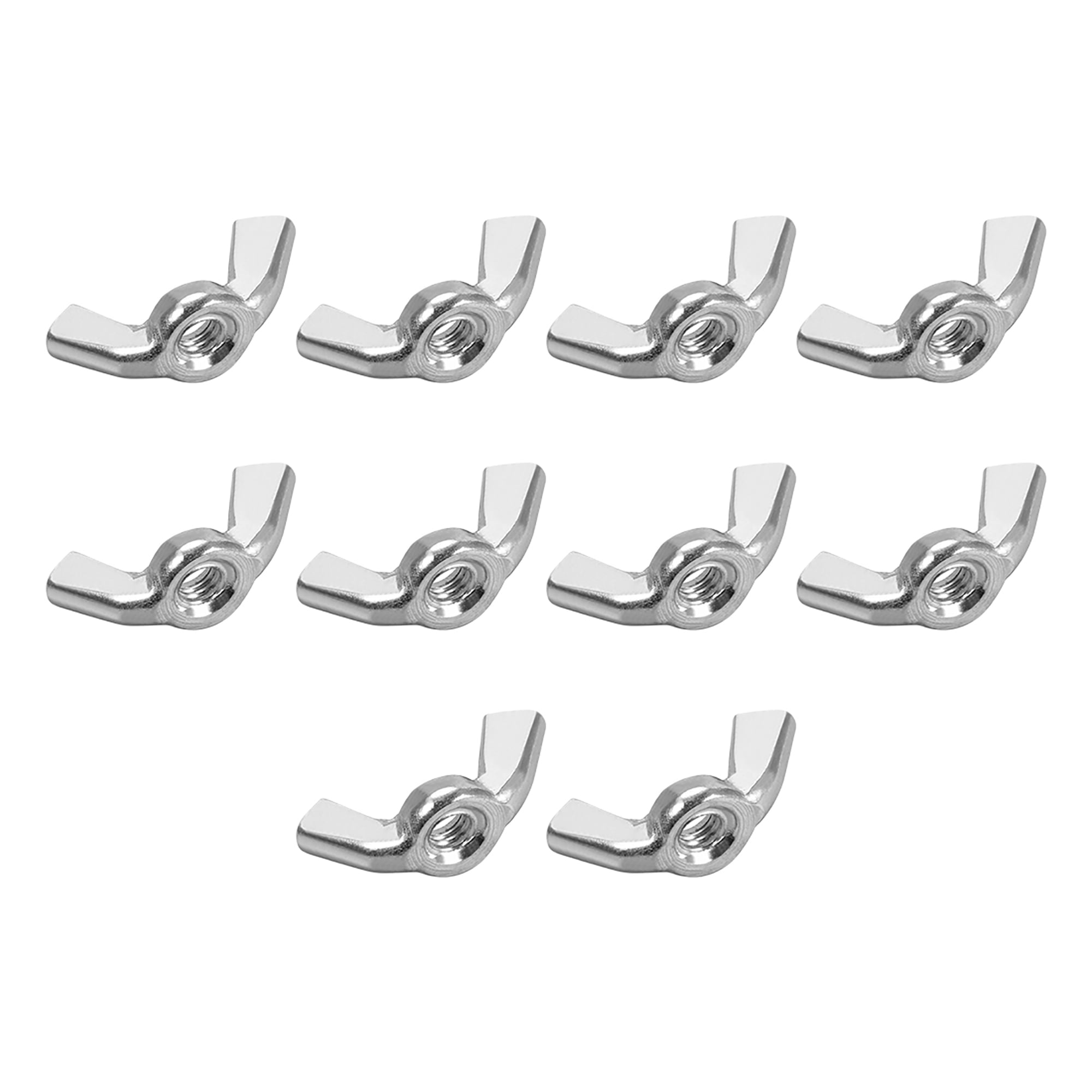 M5 Wing Nuts, Carbon Steel Zinc Plated Hand Twist Tighten Ear Butterfly ...
