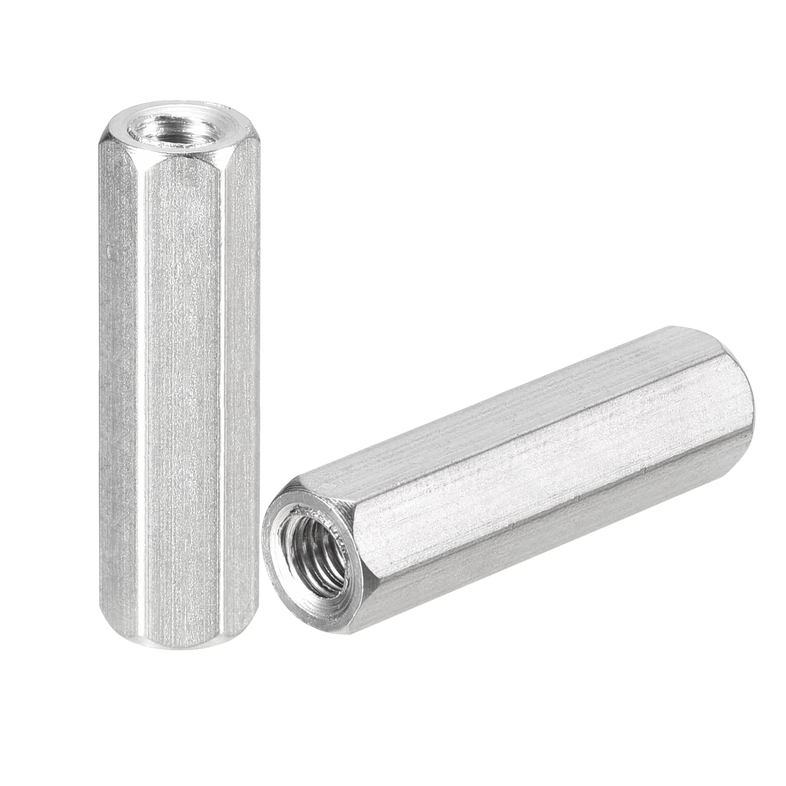 M5 x 0.8-Pitch 30mm Length Coupling Nuts, 8 Pack 304 Stainless Steel ...